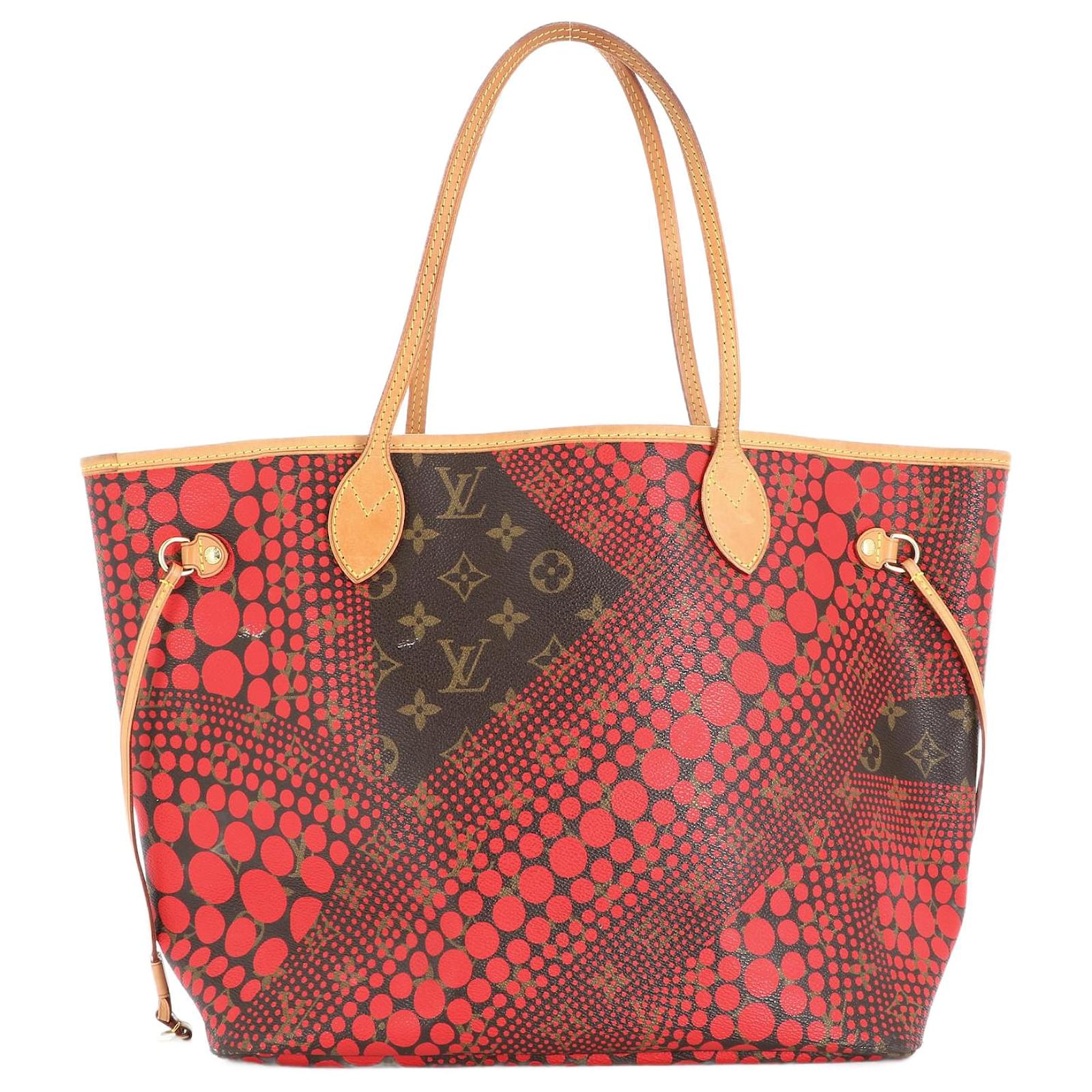 Louis Vuitton Neverfull MM Red Cloth ref.770551 - Joli Closet