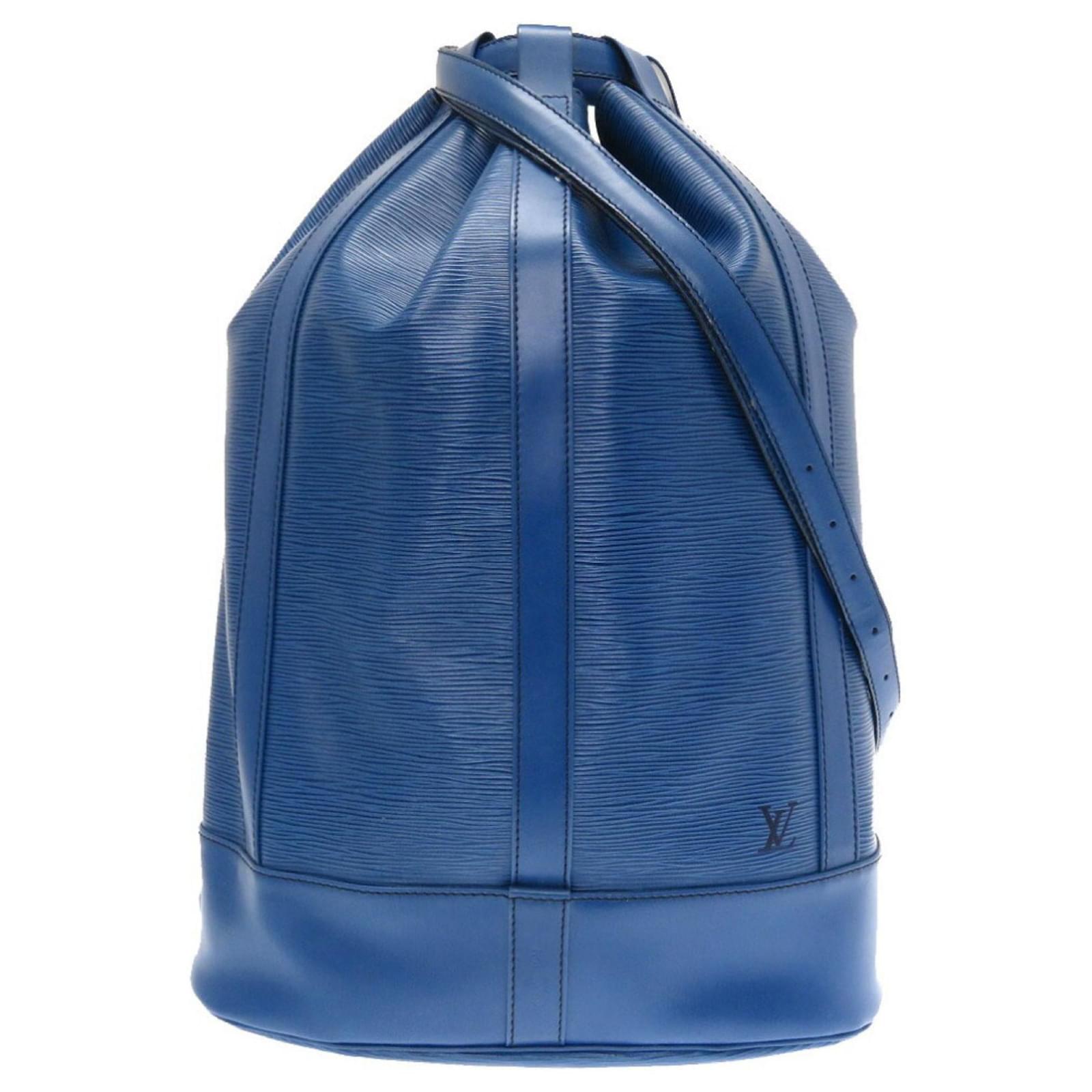 Louis Vuitton Randonnée Blue Leather ref.770559 - Joli Closet