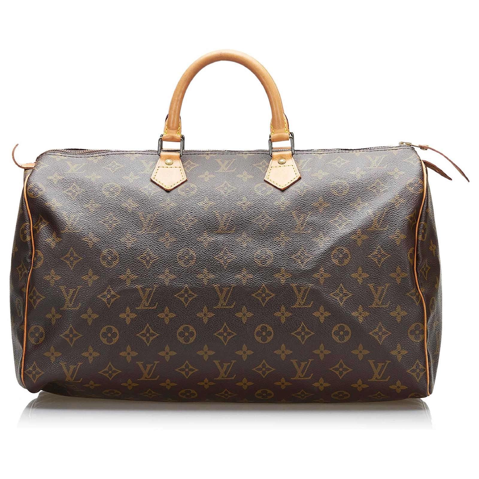 Louis Vuitton Brown Monogram Speedy 40 Cloth ref.771609 - Joli Closet