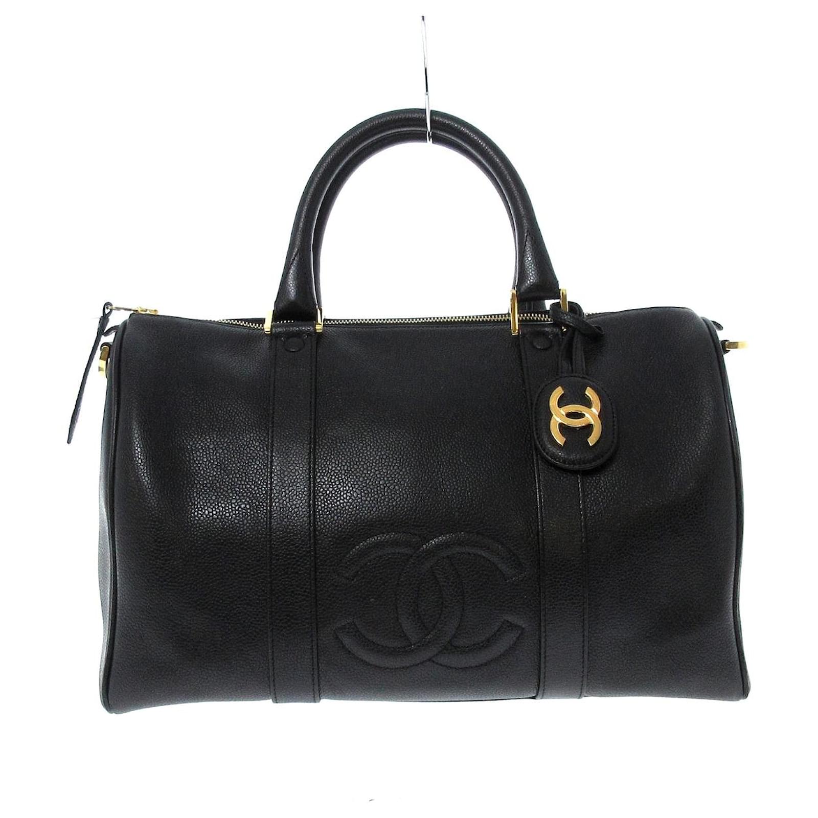 Chanel Boston Black Leather ref.773791 - Joli Closet
