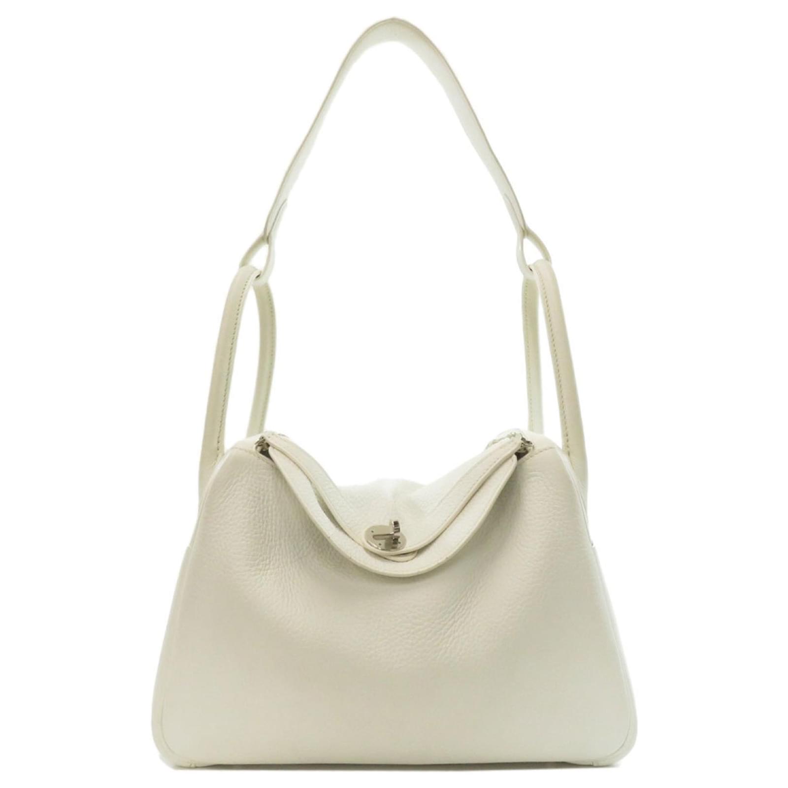 Hermès Hermes Lindy White Leather ref.773833 - Joli Closet