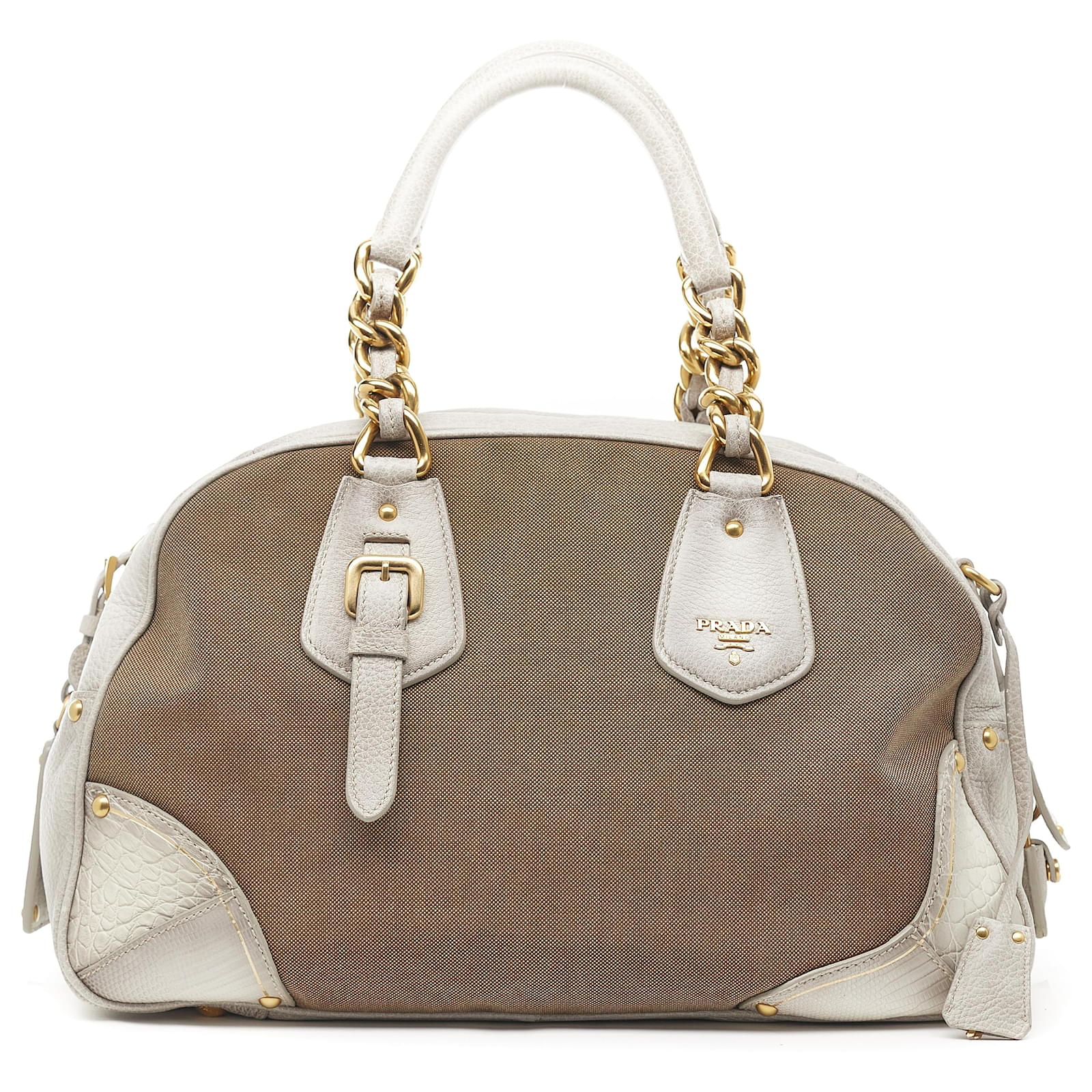 Prada Canapa Beige Cloth ref.774898 - Joli Closet