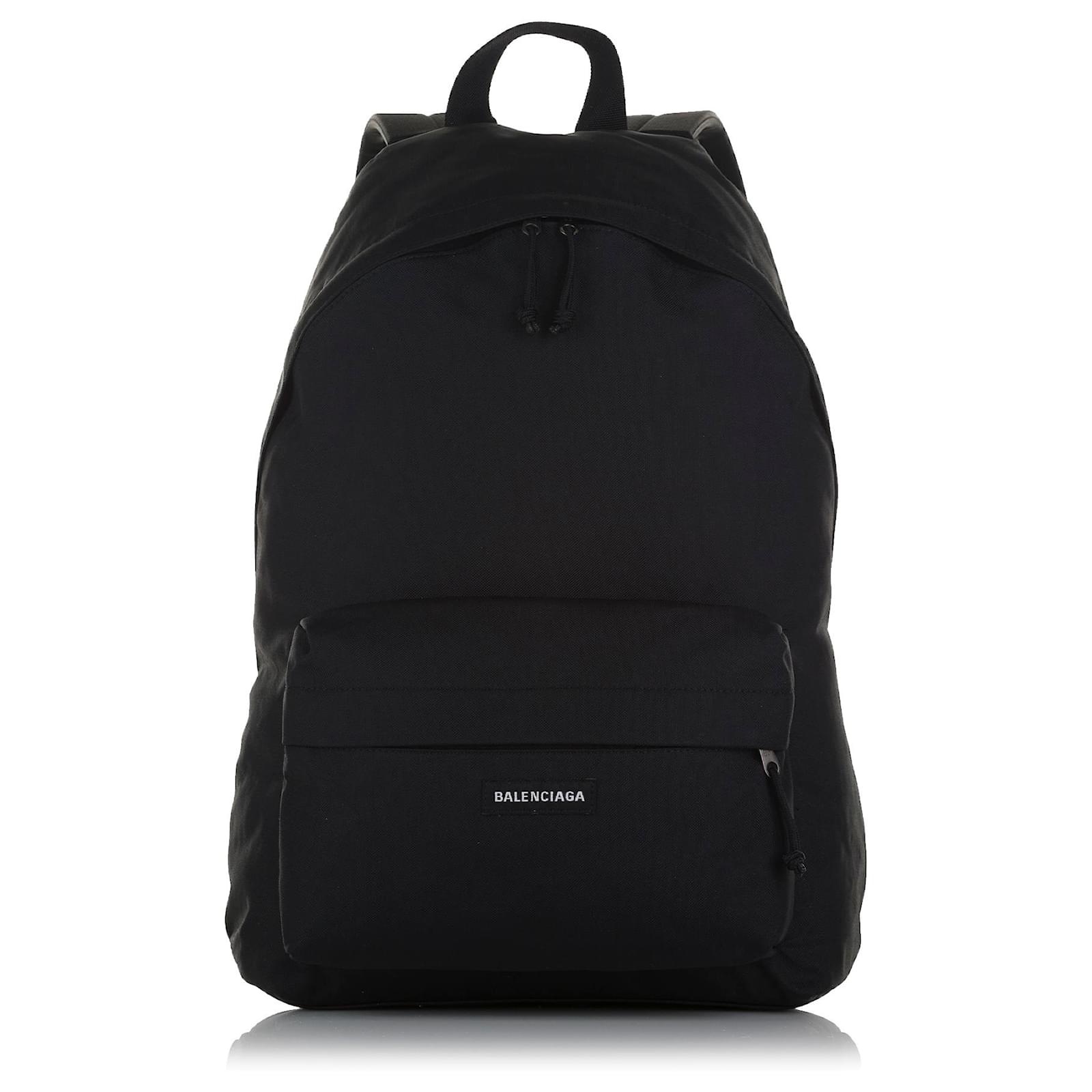 Balenciaga Black Explorer Backpack Nylon Cloth ref.775074 - Joli Closet
