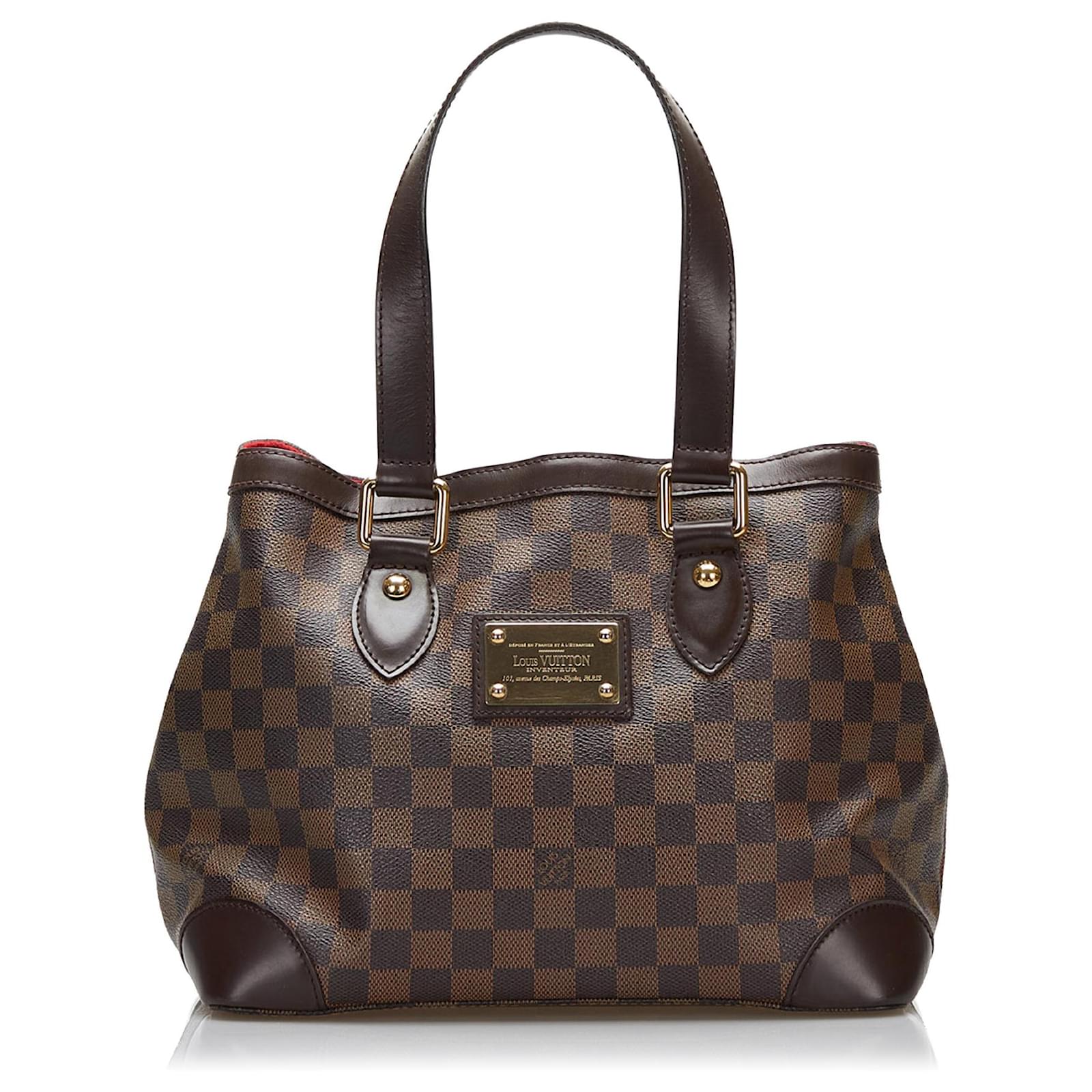 Louis Vuitton Marron Damier Ebene Hampstead PM Toile ref.775094 - Joli ...