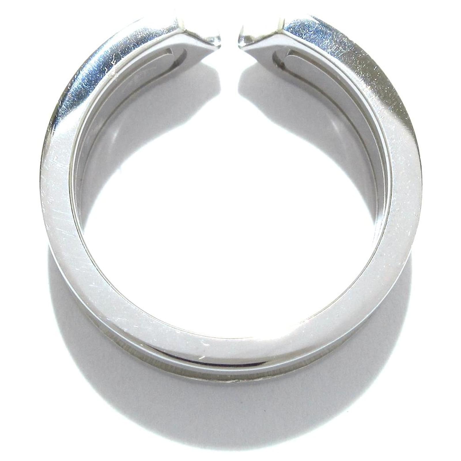 cartier 2C C2 Silvery White gold ref.775545 - Joli Closet