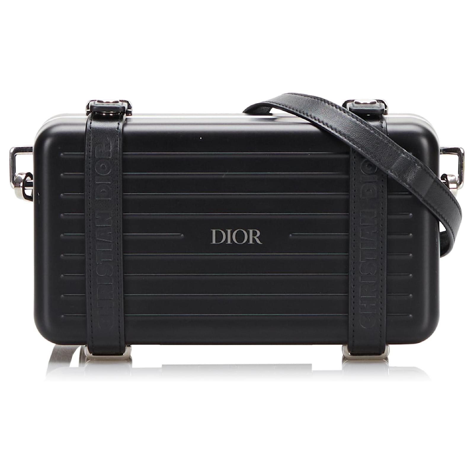 Dior Mallette utilitaire personnelle Dior x Rimowa noire Acier Métal ...