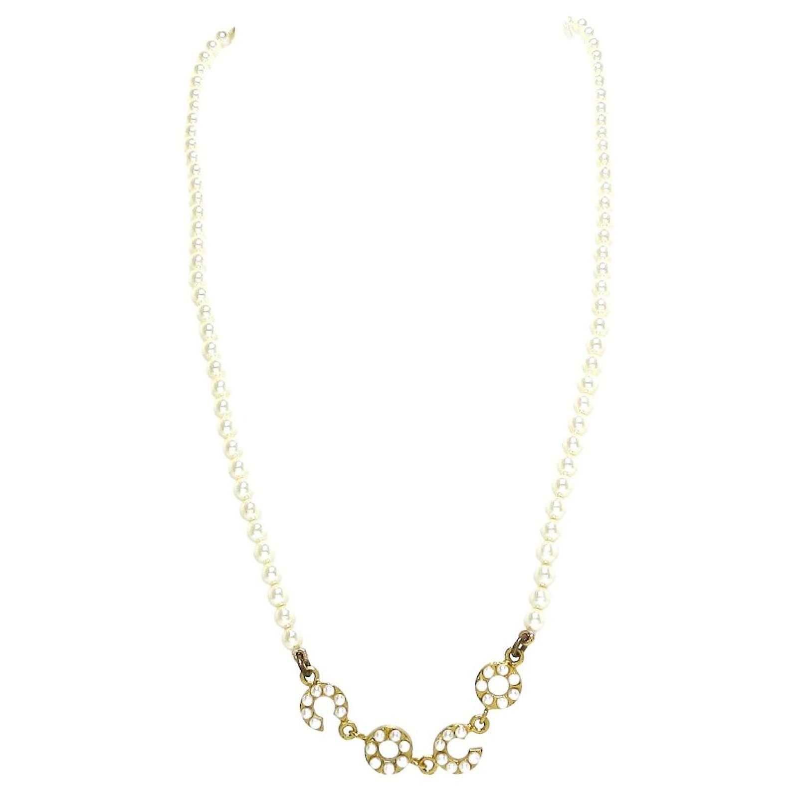 Chanel COCO Mark Perle Blanc ref.776364 - Joli Closet