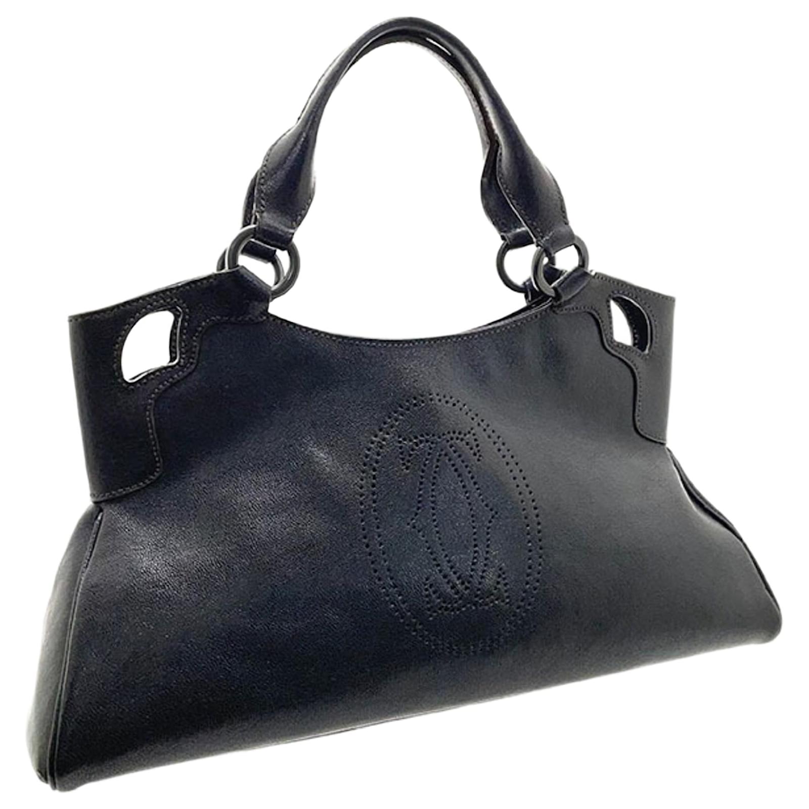 Cartier Marcello Cuir Noir ref.776465 - Joli Closet