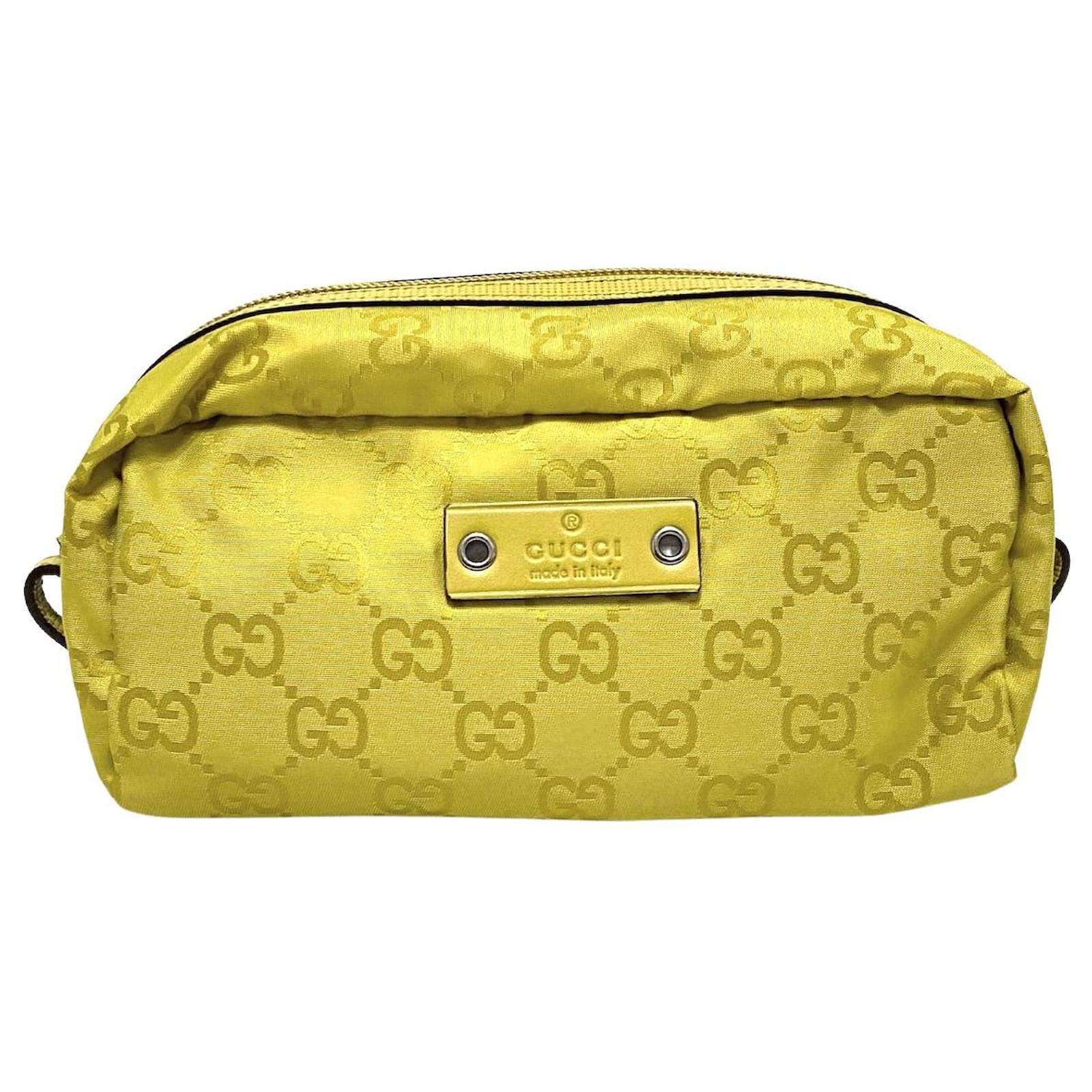 Motif Gucci GG Synthétique Jaune ref.777408 - Joli Closet