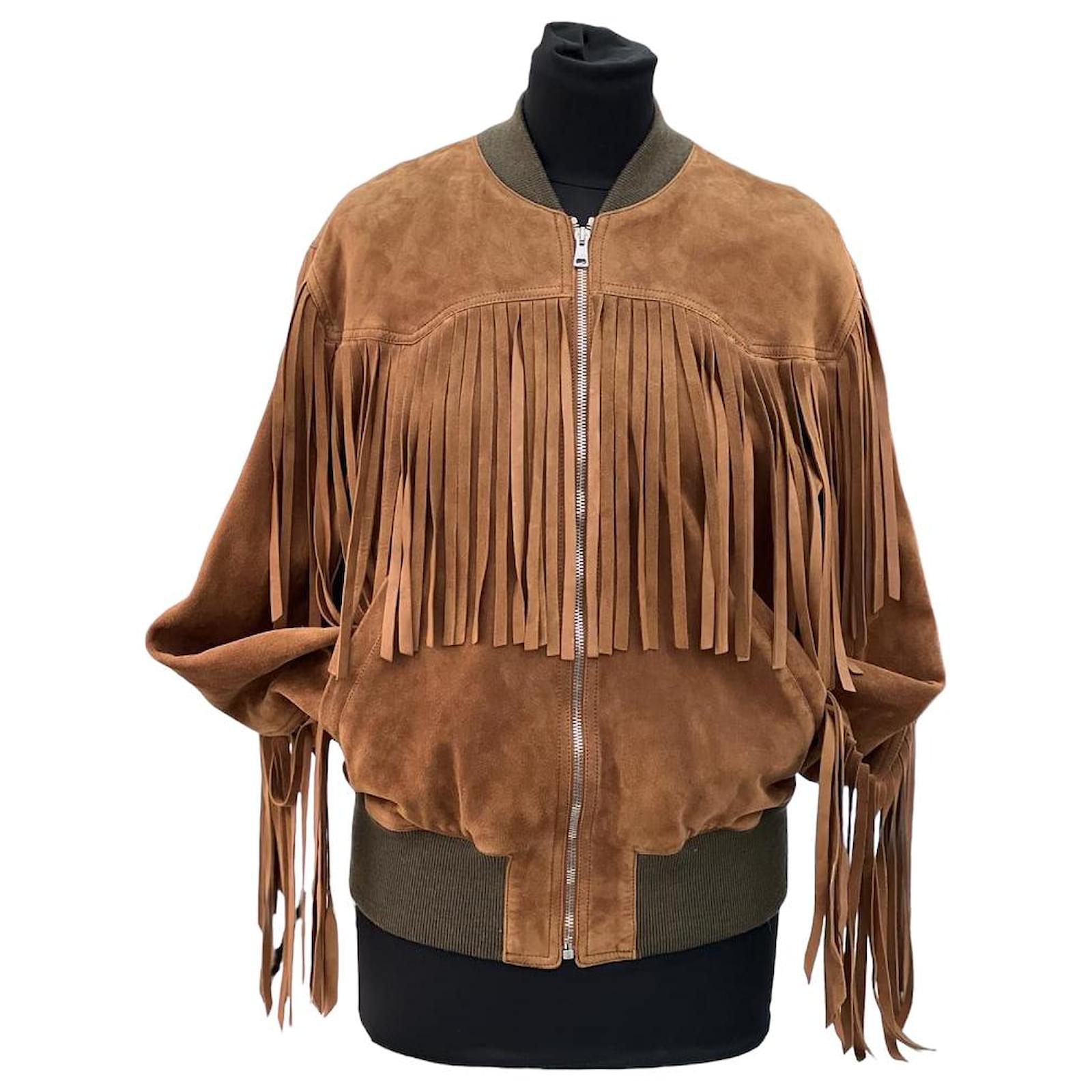 Gucci Jackets Brown Deerskin ref.777649 - Joli Closet