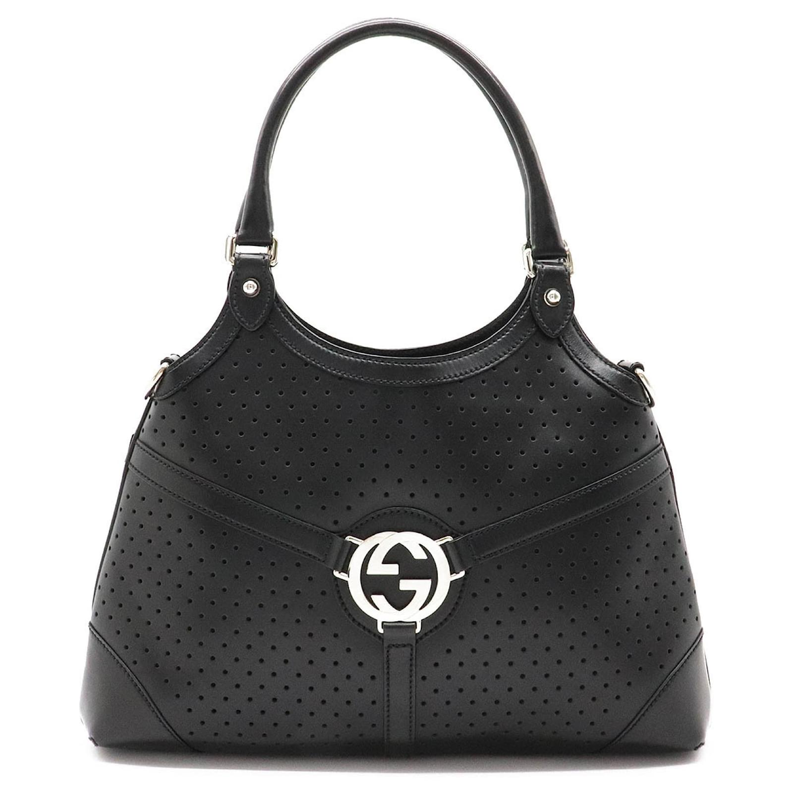 Gucci Double G Black Leather ref.779506 - Joli Closet