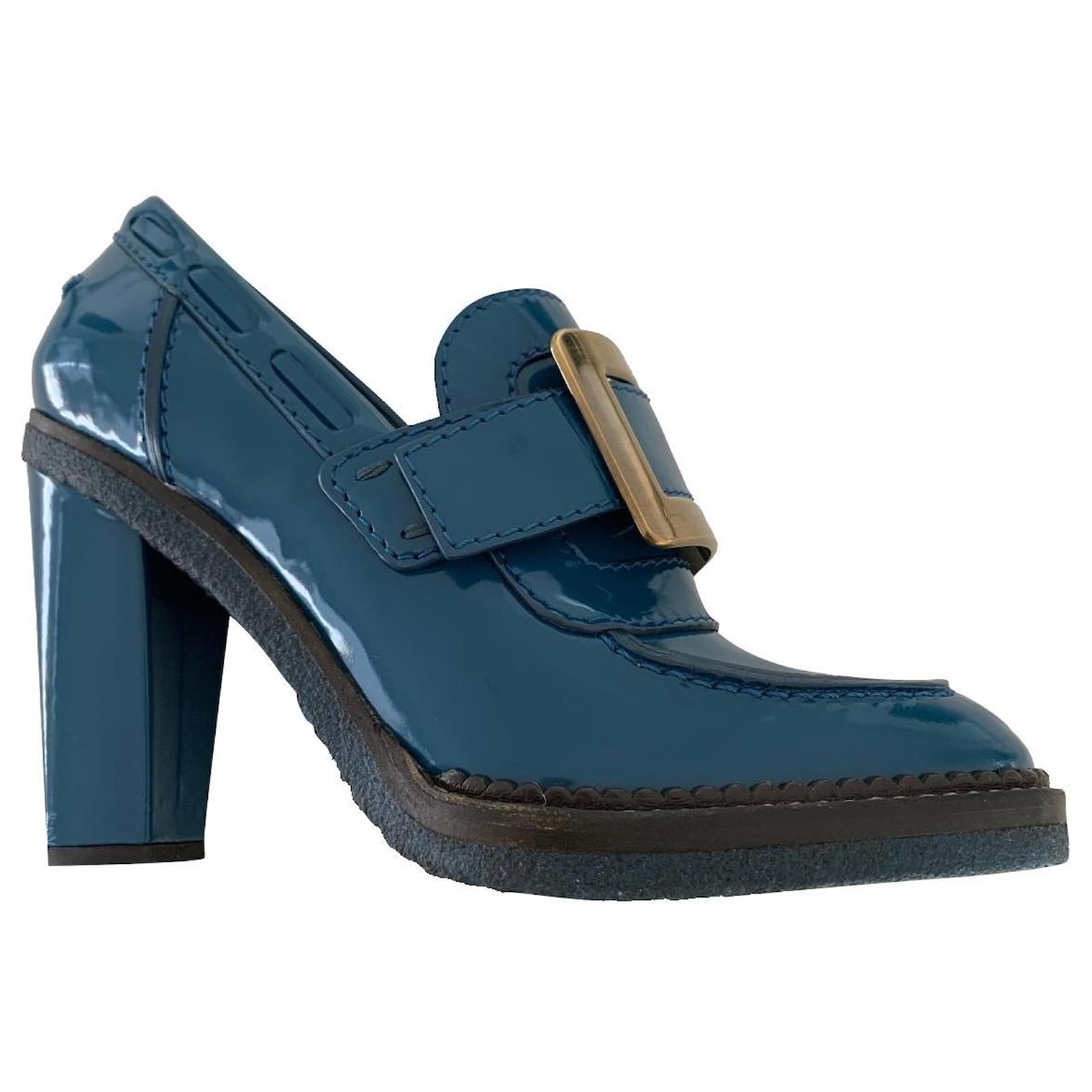 Roger Vivier Heels Blue Patent leather ref.779620 - Joli Closet