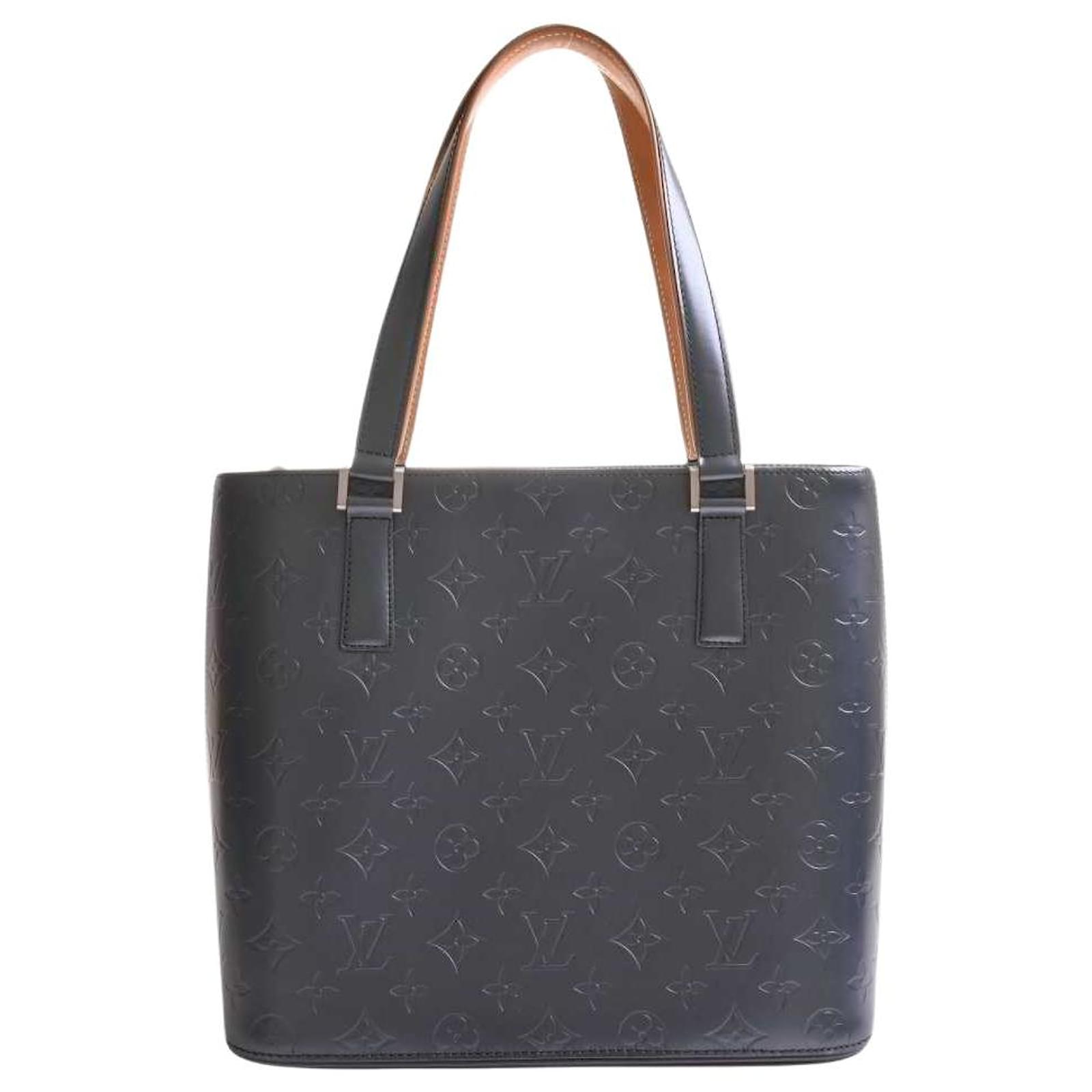 Louis Vuitton Stockton Blu navy Vitello simile a un vitello ref.780271 ...