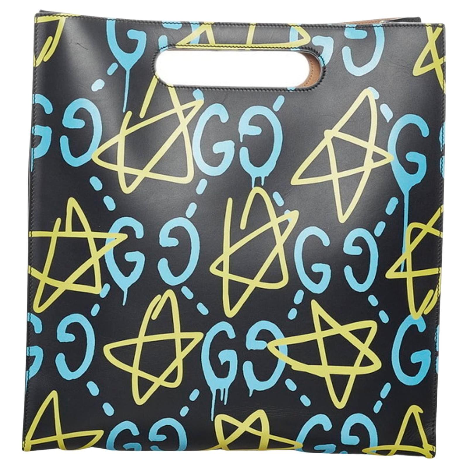 Gucci Ghost Black Leather ref.780675 - Joli Closet