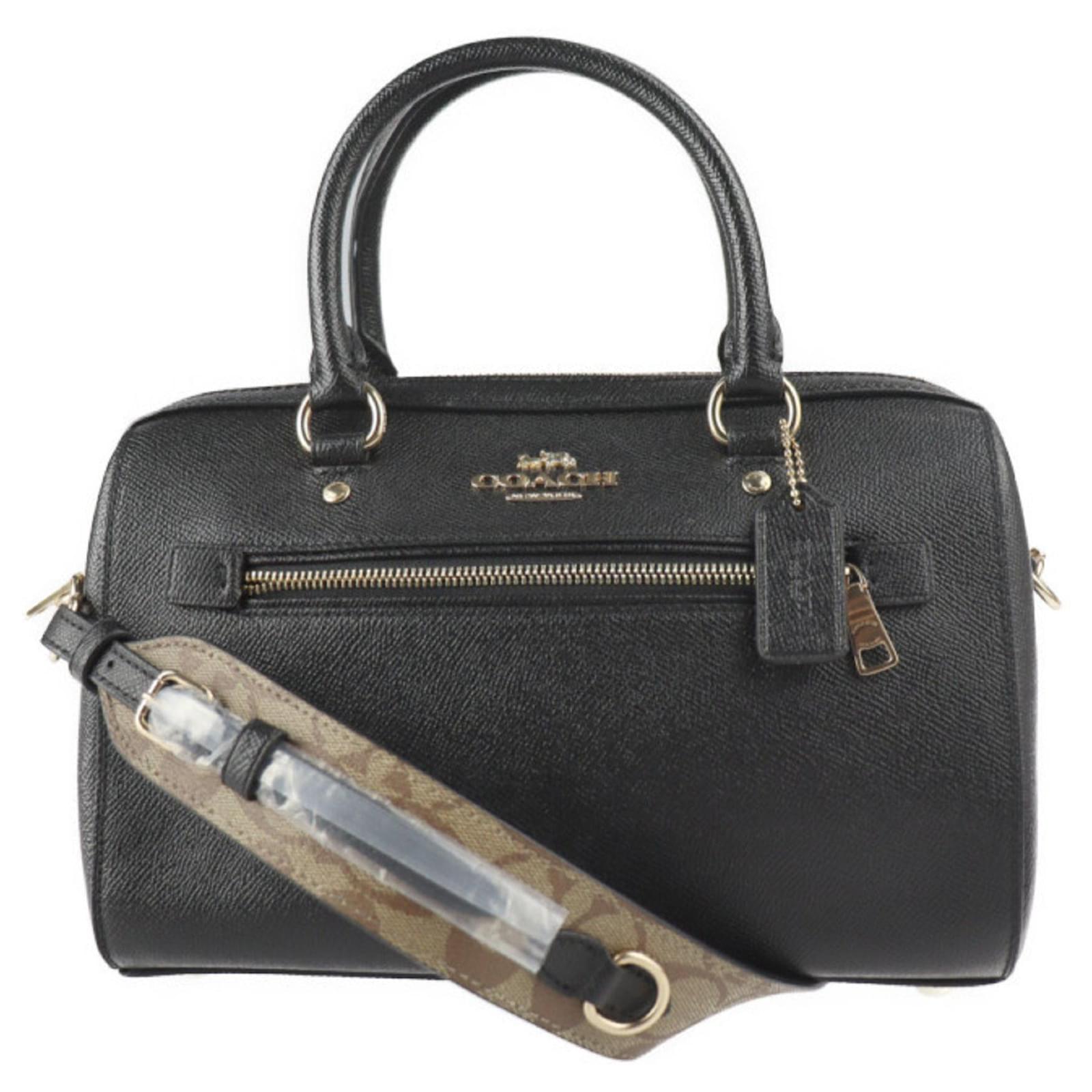 Coach Black Leather ref.780689 - Joli Closet