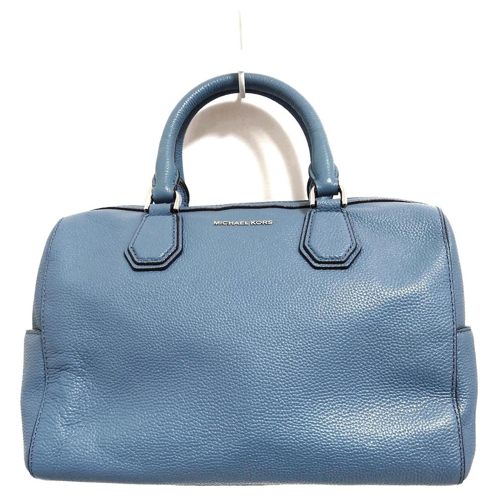 Michael Kors Mercer Blue Leather ref.781371 - Joli Closet