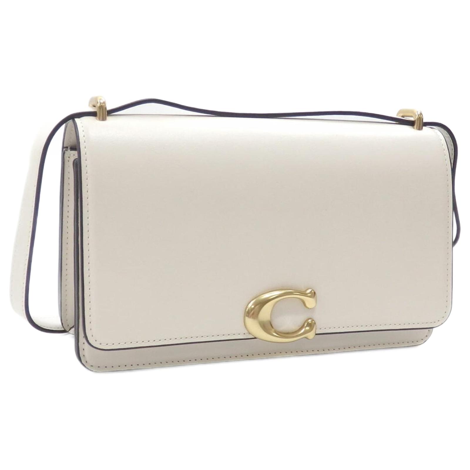 Coach Bandit White Leather ref.781423 - Joli Closet