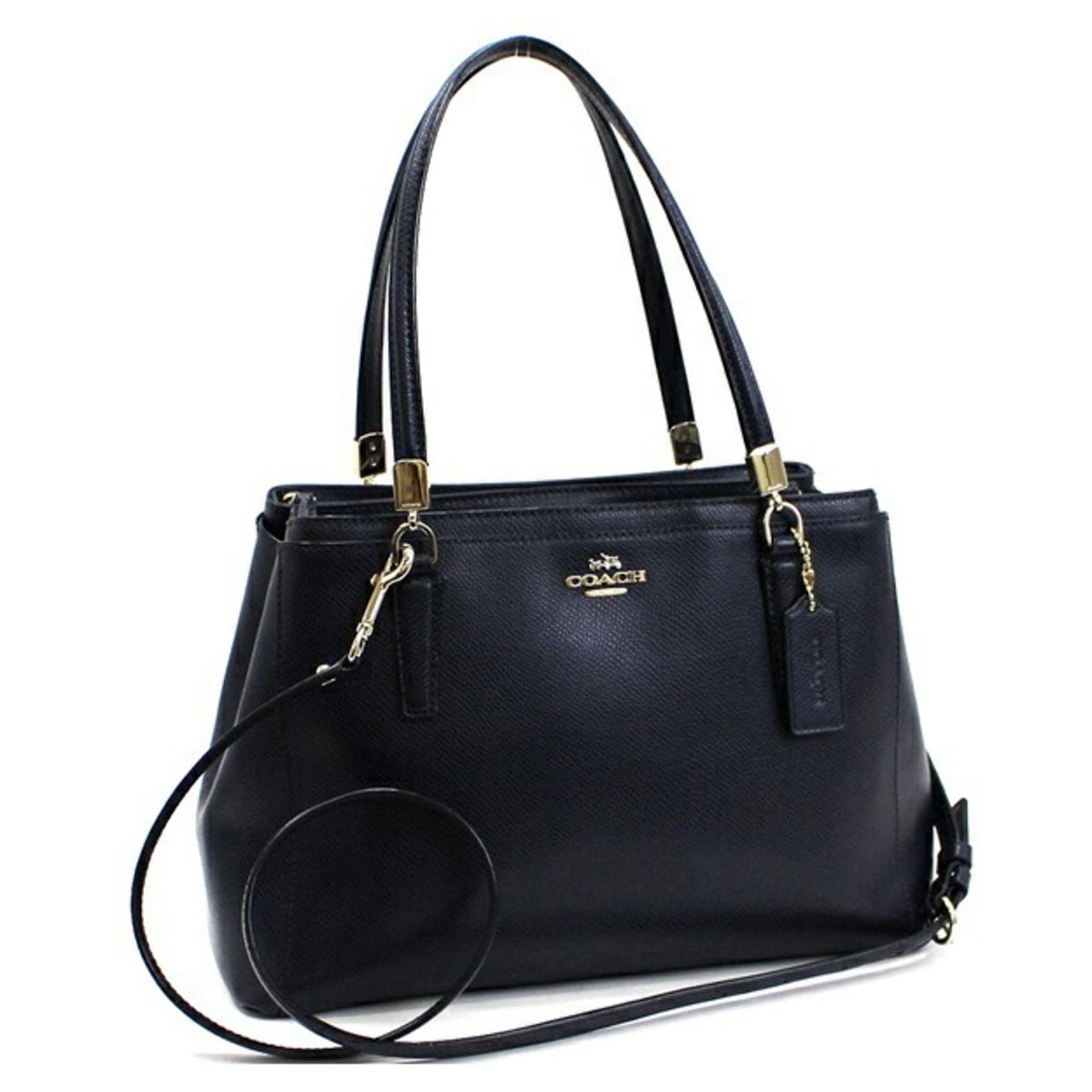 Coach Navy blue Leather ref.782911 - Joli Closet
