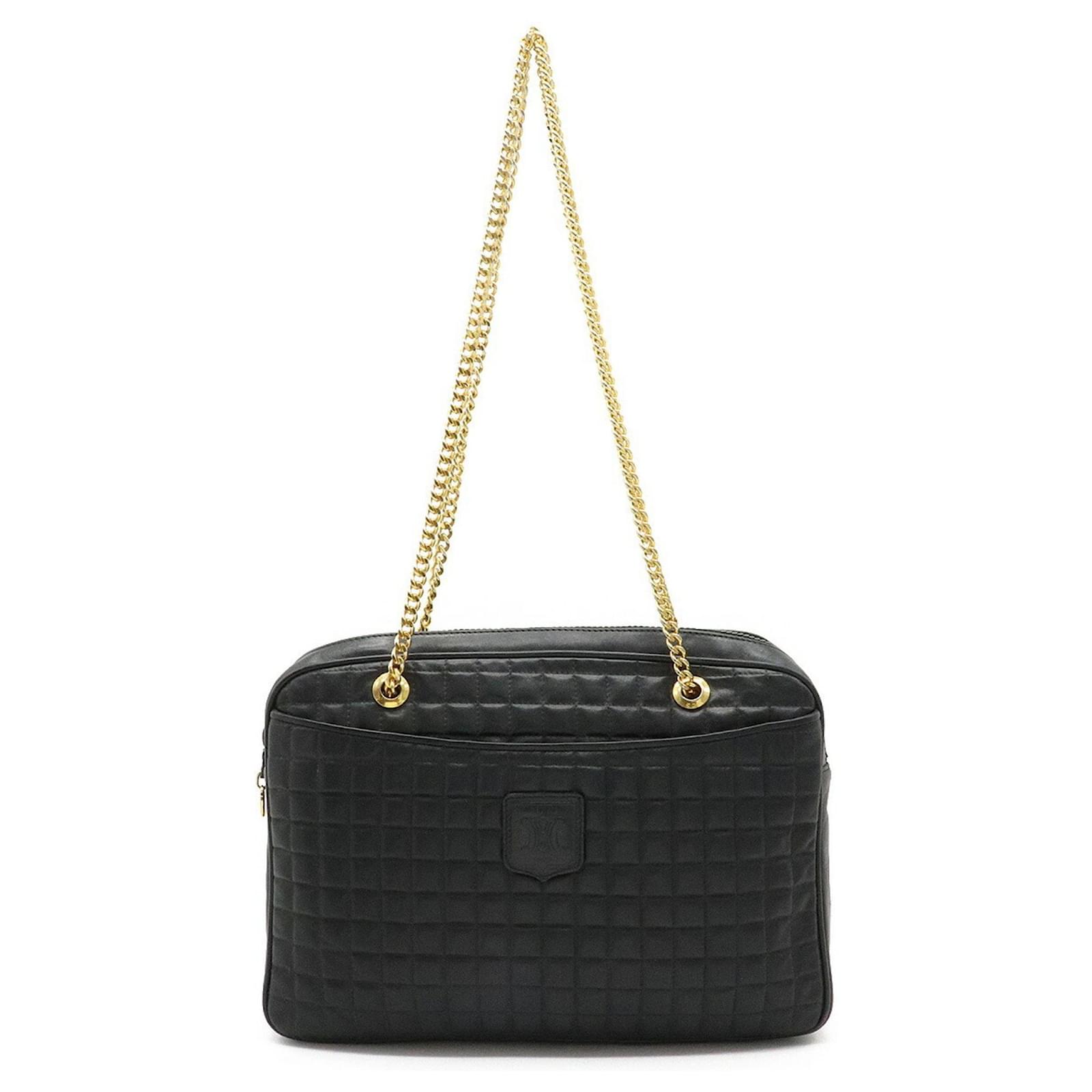 Céline Celine Black Leather ref.783026 - Joli Closet