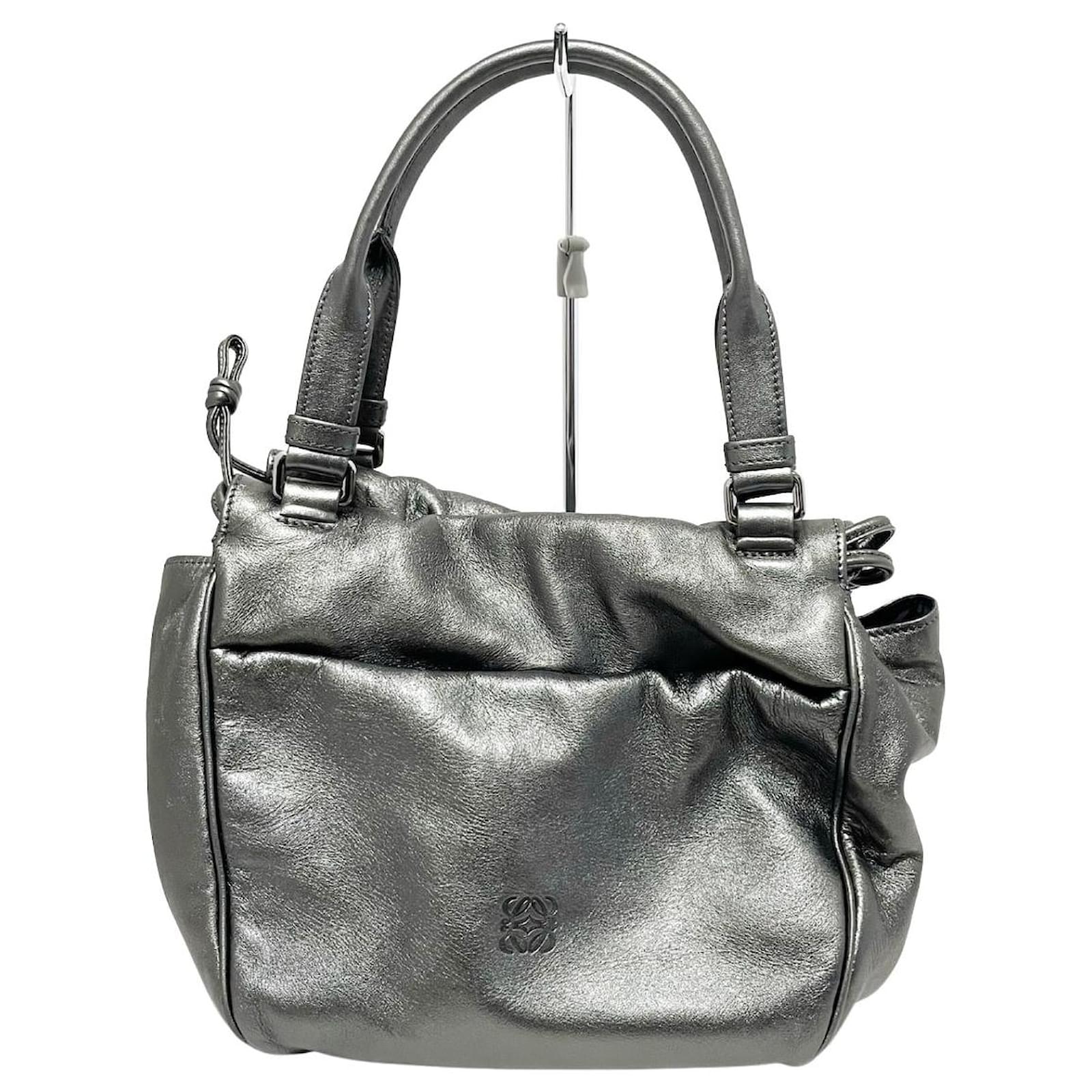 Loewe Grey Leather ref.784597 - Joli Closet