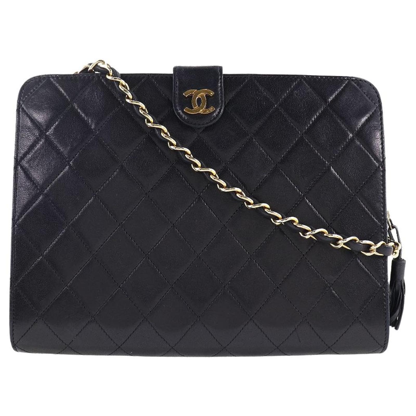 Chanel Matrasse Cuir Noir ref.785980 - Joli Closet