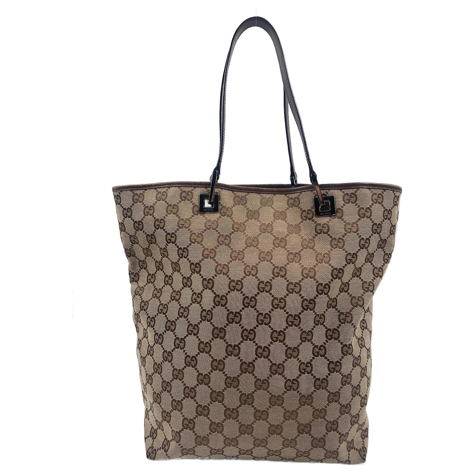 Brown Canvas Gucci Tote Cloth ref.786508 - Joli Closet