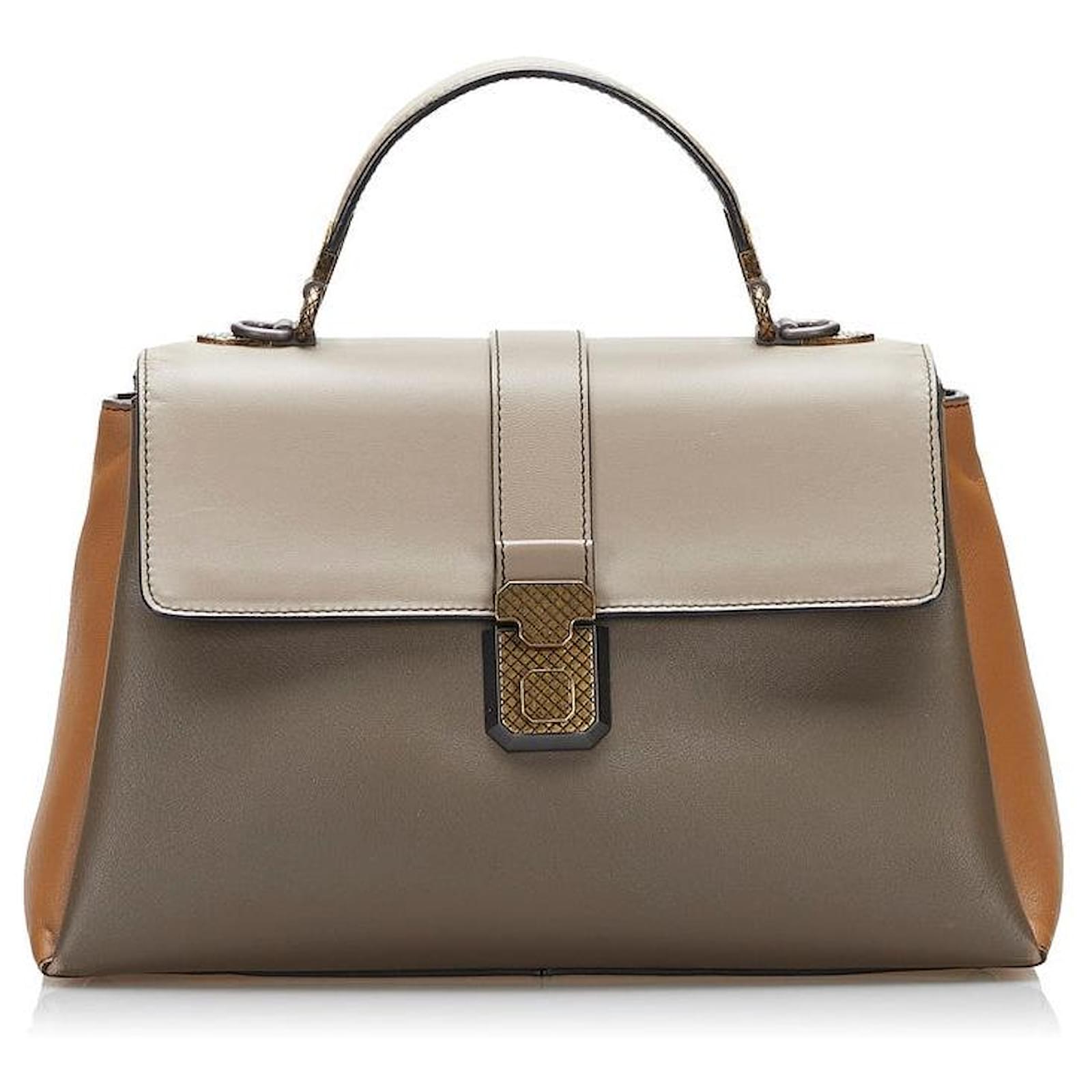 Bottega Veneta Medium Nappa Piazza Bag Grey Pony-style calfskin ref ...
