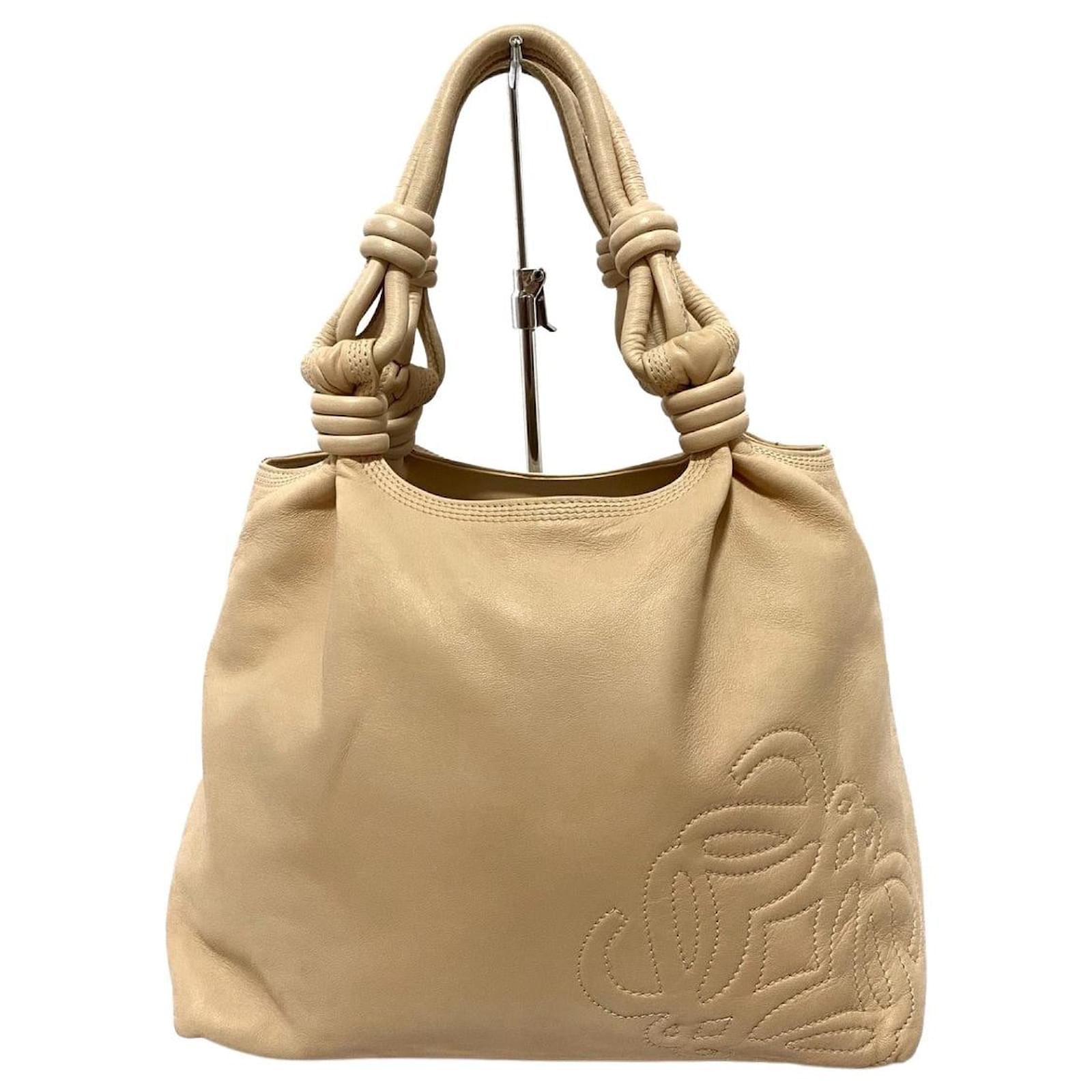 Loewe Nappa Beige Leather ref.787641 - Joli Closet