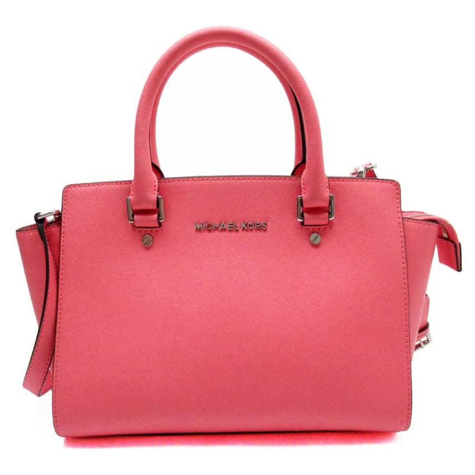 Michael Kors Mercer Pink Leather ref.788058 - Joli Closet