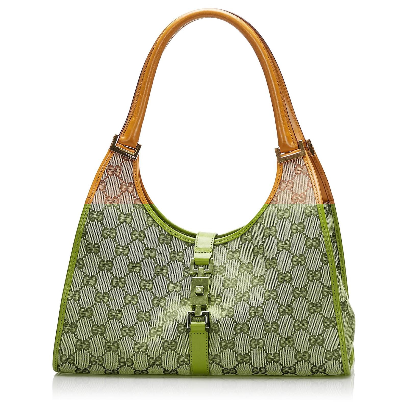 Jackie Bardot en toile GG marron Gucci Tissu Beige ref.788124 - Joli Closet