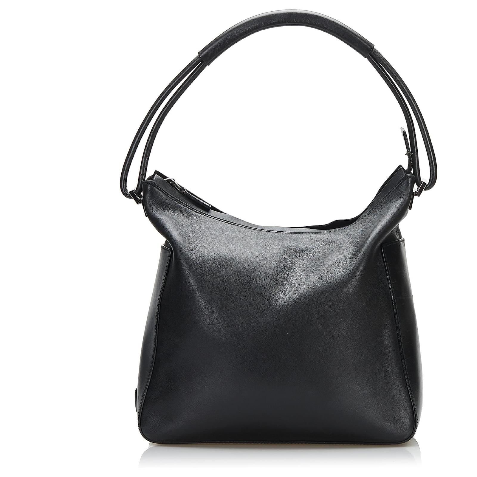 Gucci Black Leather Shoulder Bag Pony-style calfskin ref.788138 - Joli ...