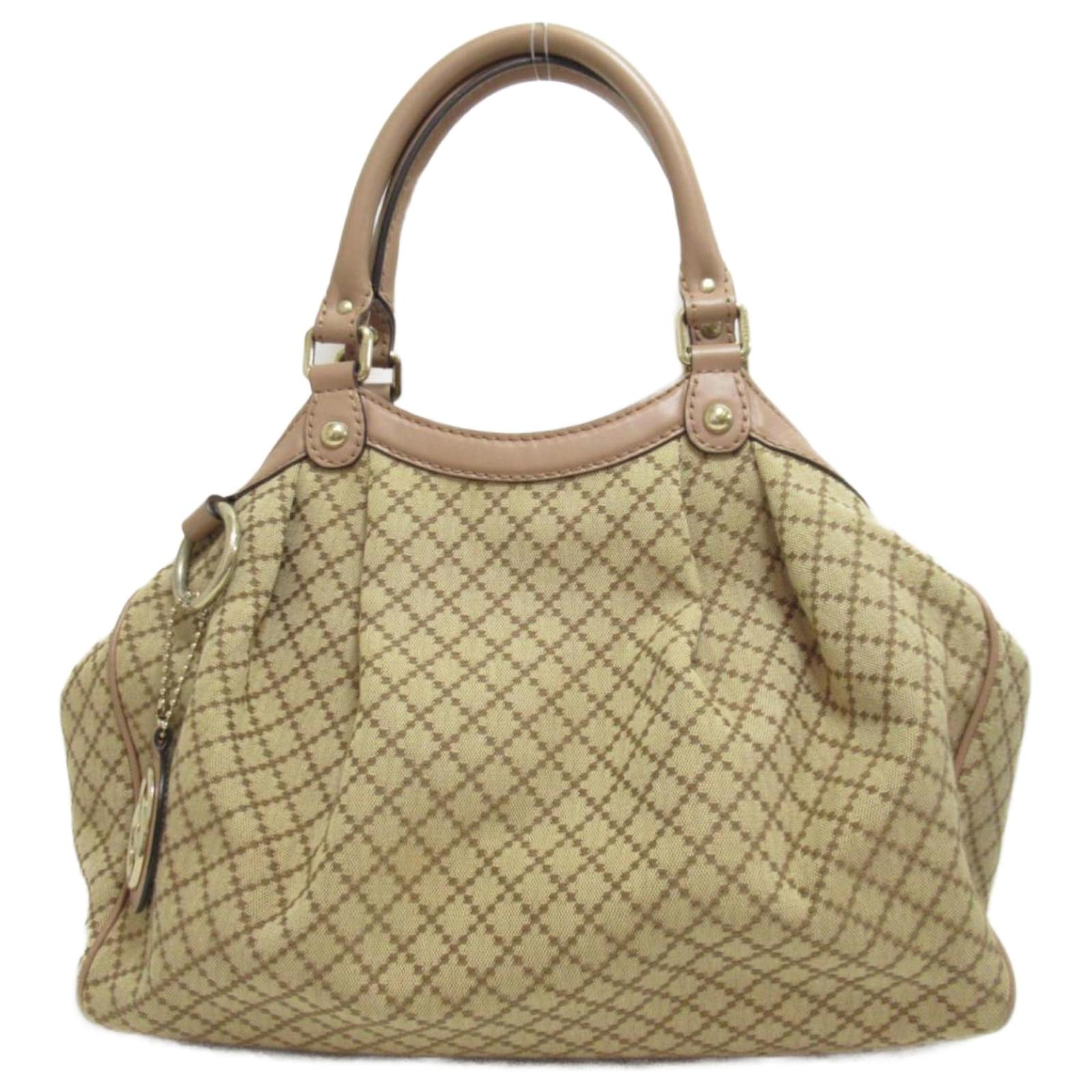 Gucci Diamante Toile Beige ref.788245 - Joli Closet