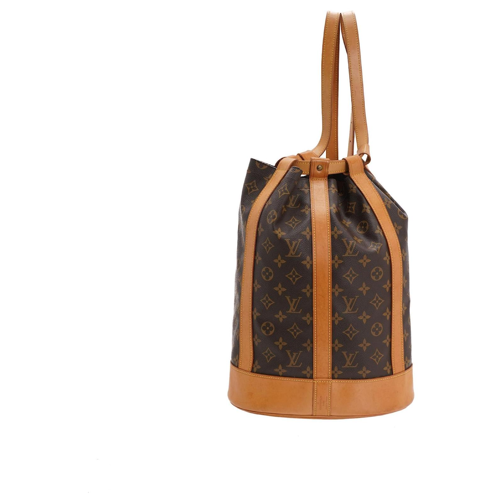 Randonnee Louis Vuitton Randonnée PM Castaño Lienzo ref.788415 - Joli ...