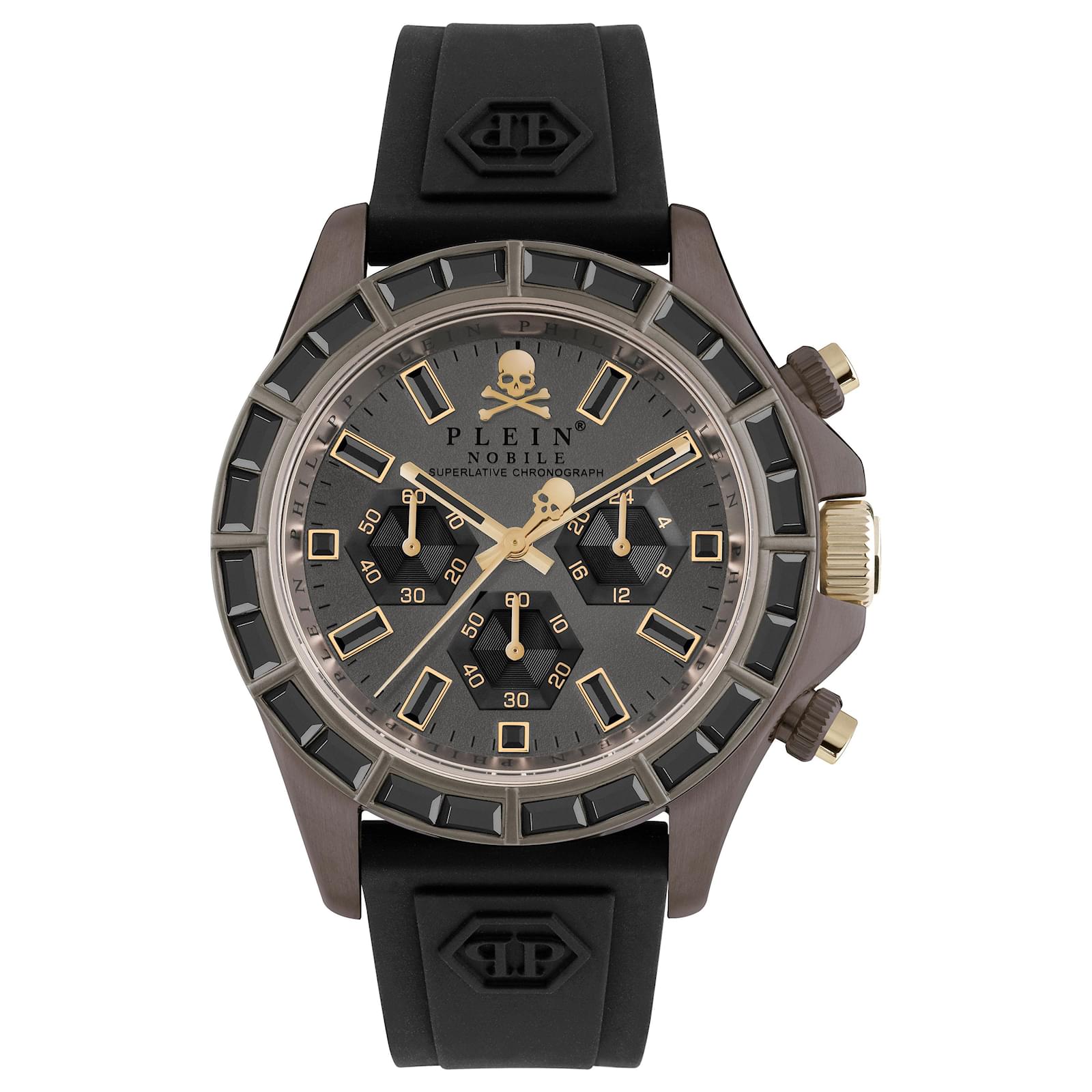 Philipp Plein Nobile Racing Chronograph Watch Brown ref.789254 - Joli ...