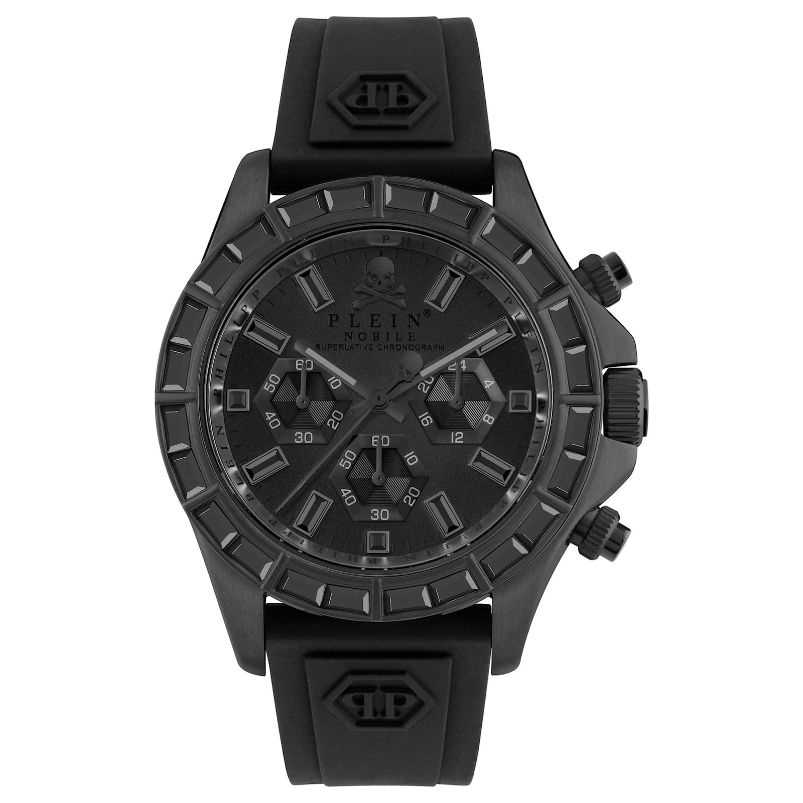 Philipp Plein Nobile Racing Chronograph Watch Black ref.789256 - Joli ...
