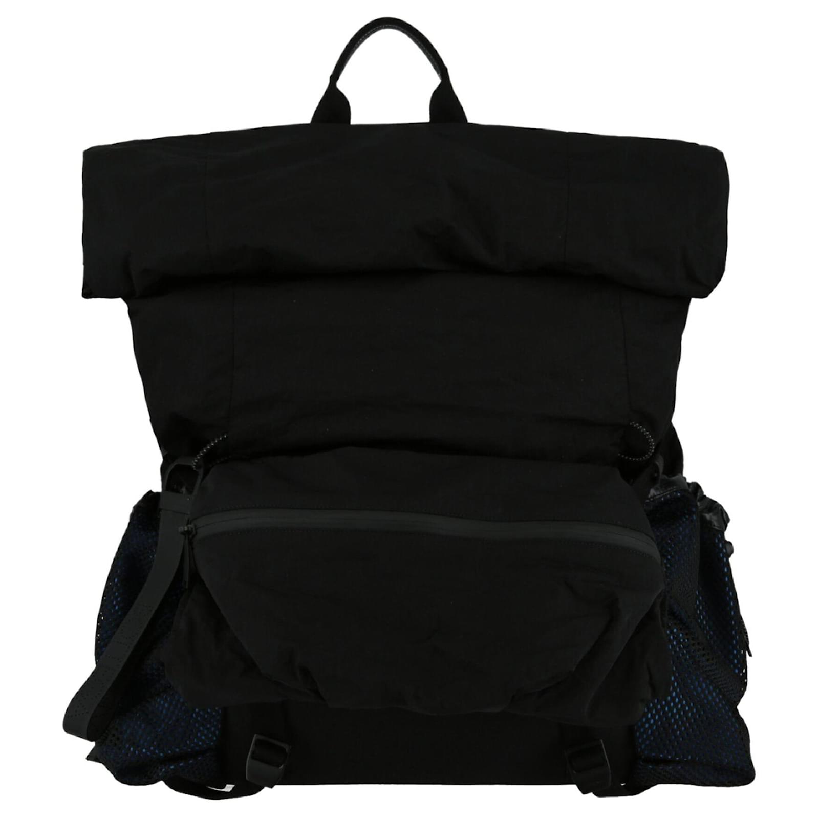 Bottega Veneta Nylon Fold-top Backpack Black ref.789353 - Joli Closet