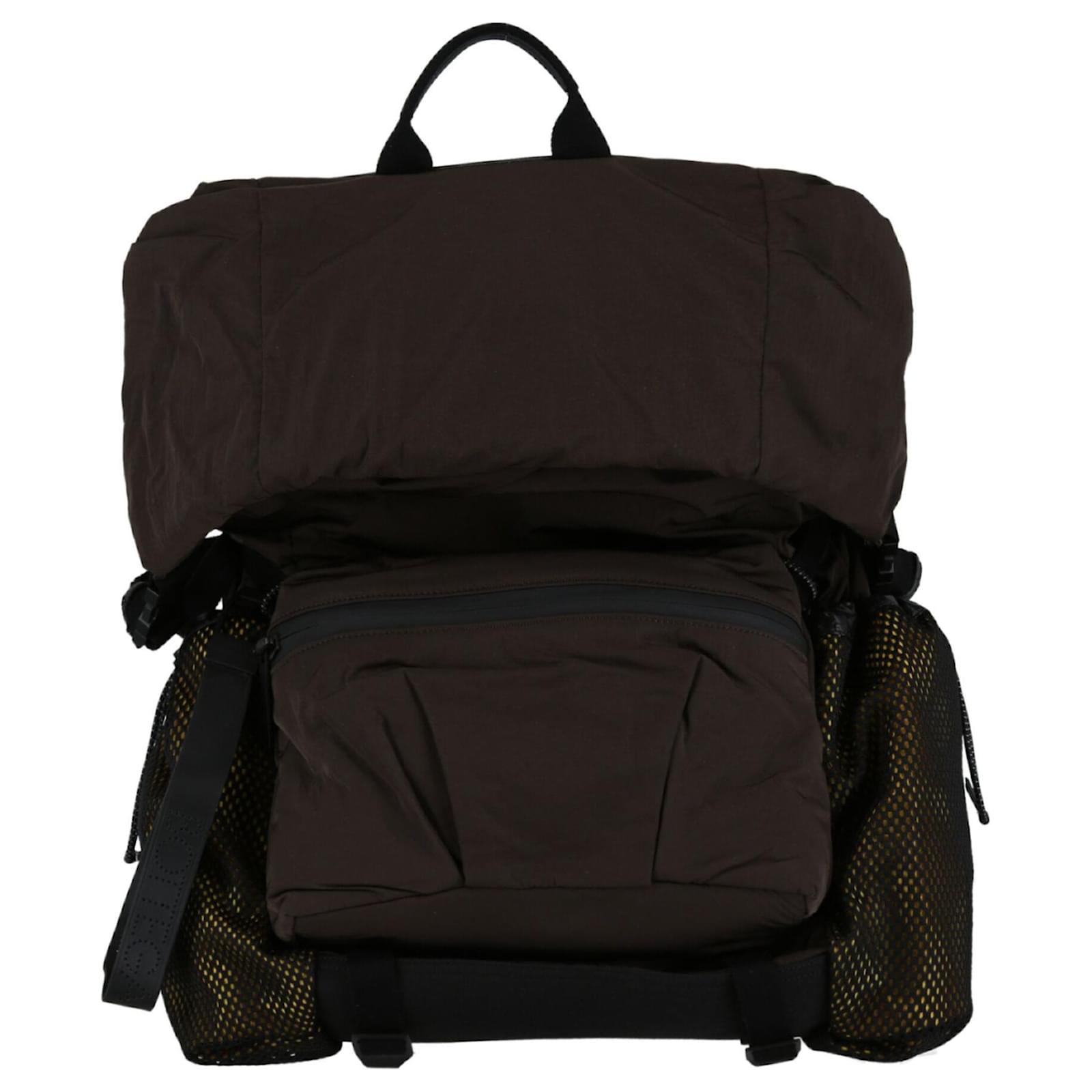 Bottega Veneta Nylon Fold-top Backpack Brown ref.789416 - Joli Closet