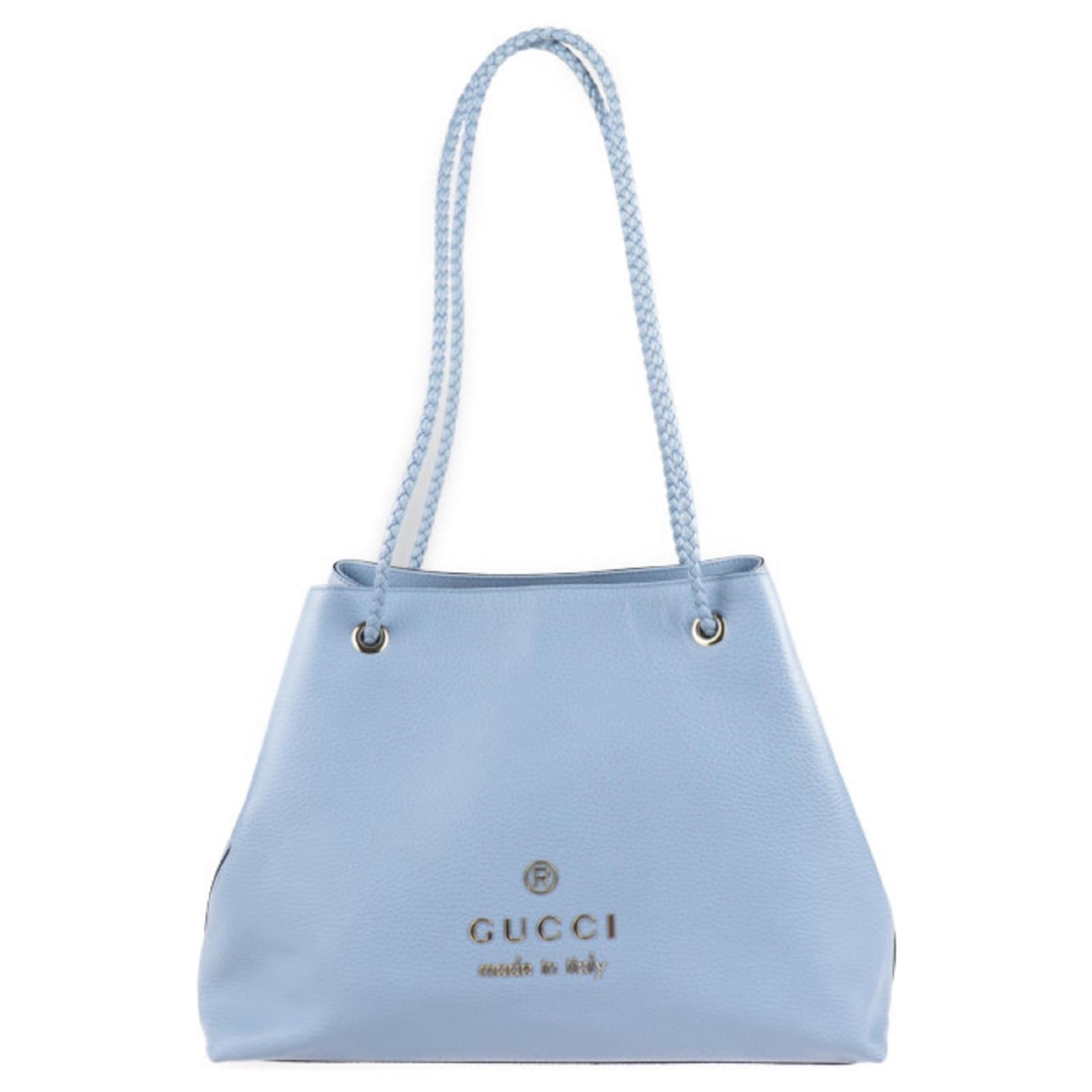 gucci Light blue Leather ref.790516 - Joli Closet