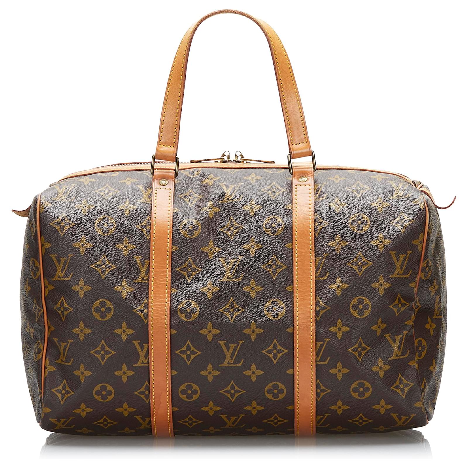 Louis Vuitton Brown Monogram Sac Souple 35 Cloth ref.791446 - Joli Closet