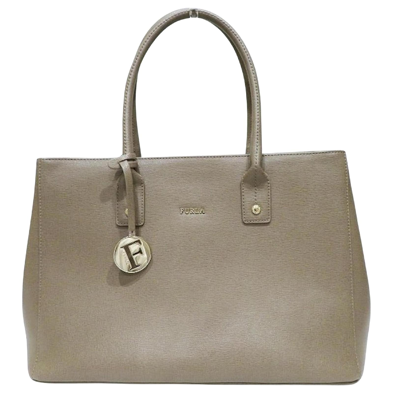 Furla Grey Leather ref.792467 - Joli Closet