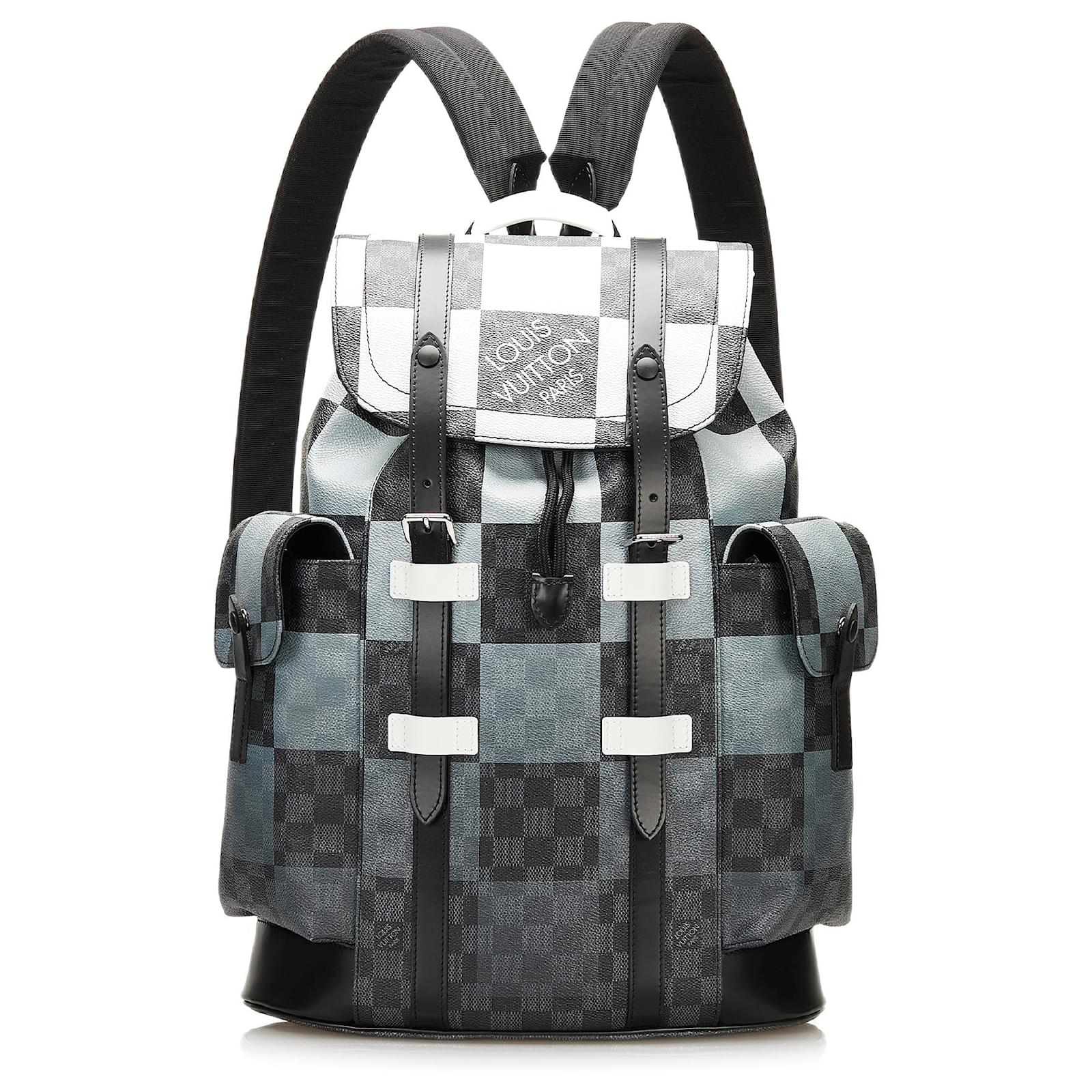Louis Vuitton Gray Damier Graphite Giant Christopher Grey Cloth ref ...