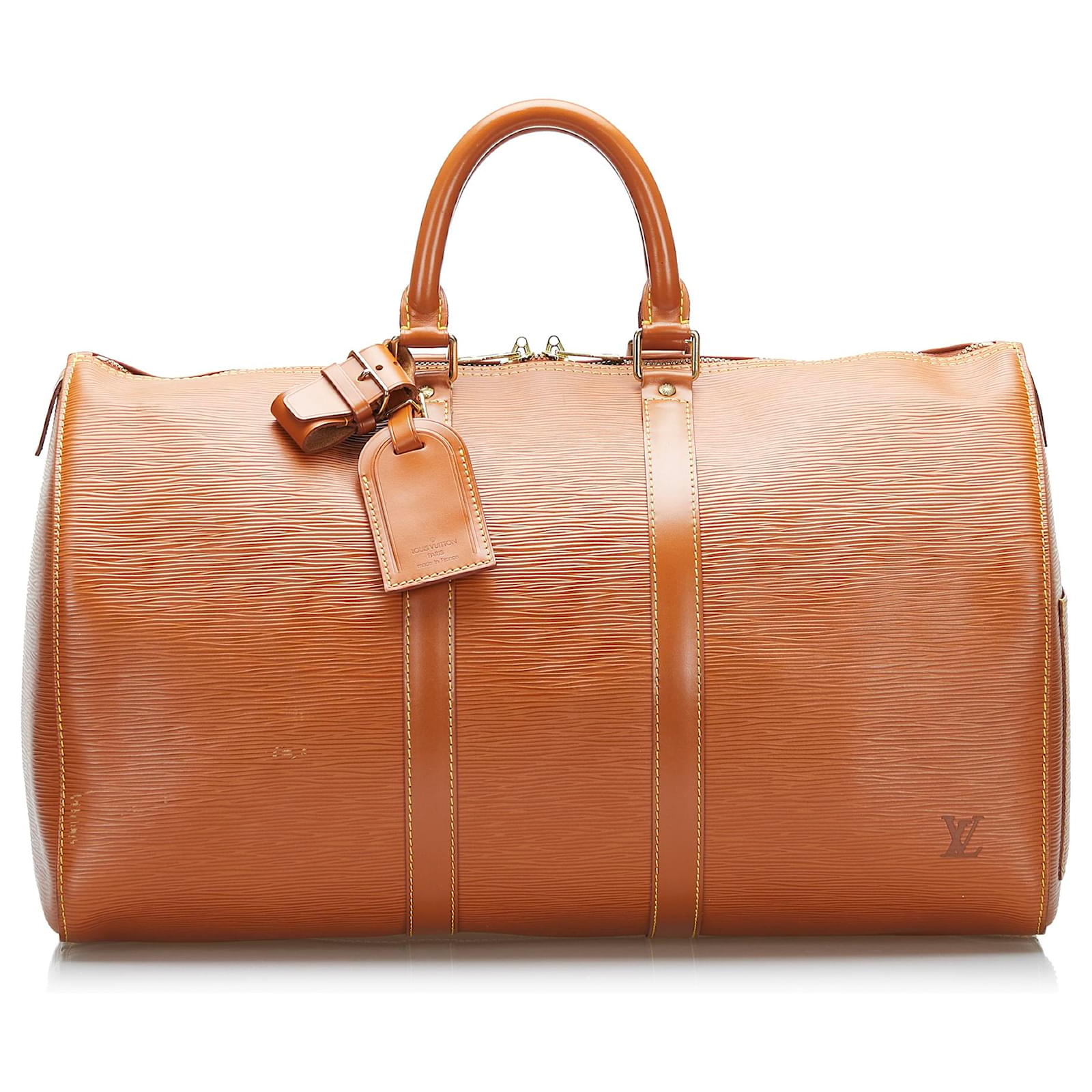 Louis Vuitton Brown Epi Keepall 45 Leather ref.793654 - Joli Closet