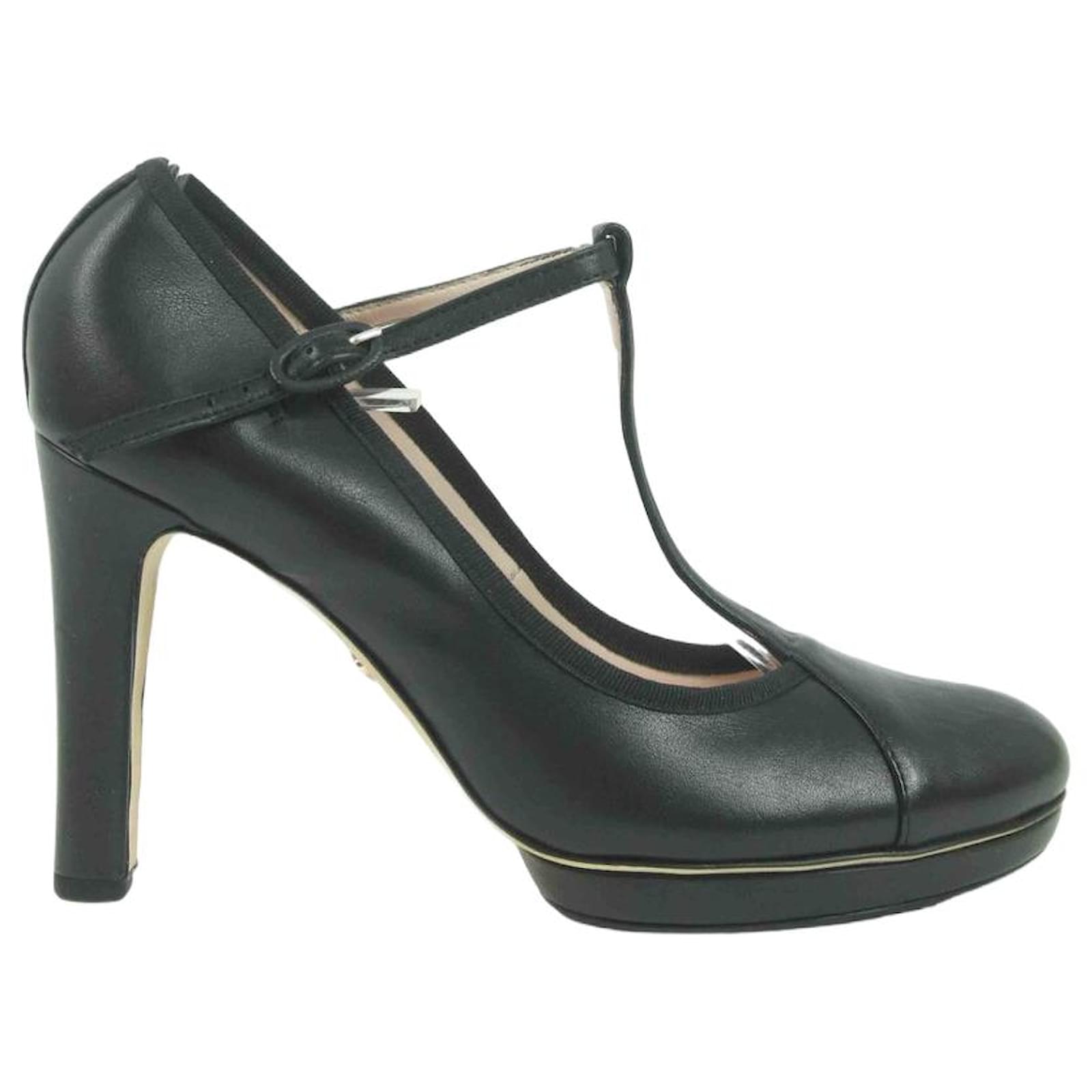 REPETTO Pumps 40 Black Leather ref.795368 - Joli Closet