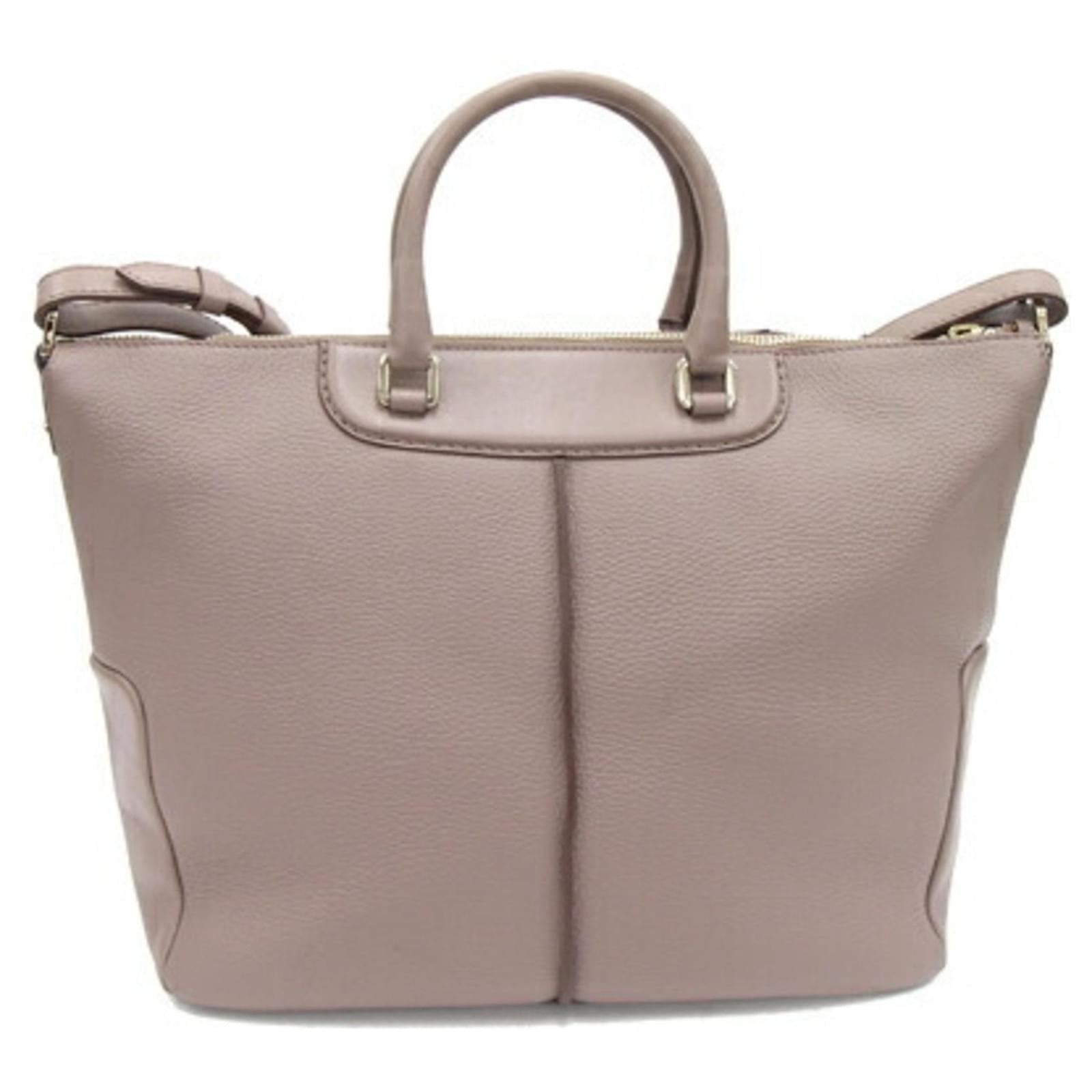 TOD'S D-Bag Flesh Leather ref.796131 - Joli Closet