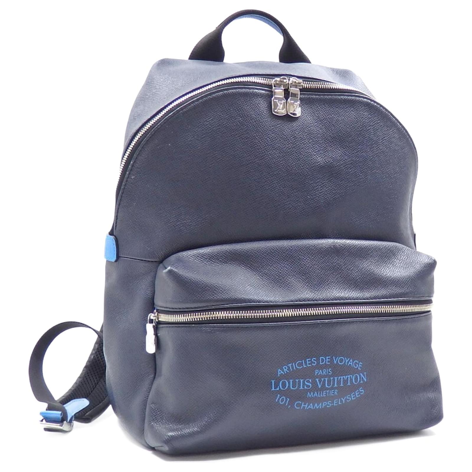 Louis Vuitton Discovery Navy blue Leather ref.796342 - Joli Closet