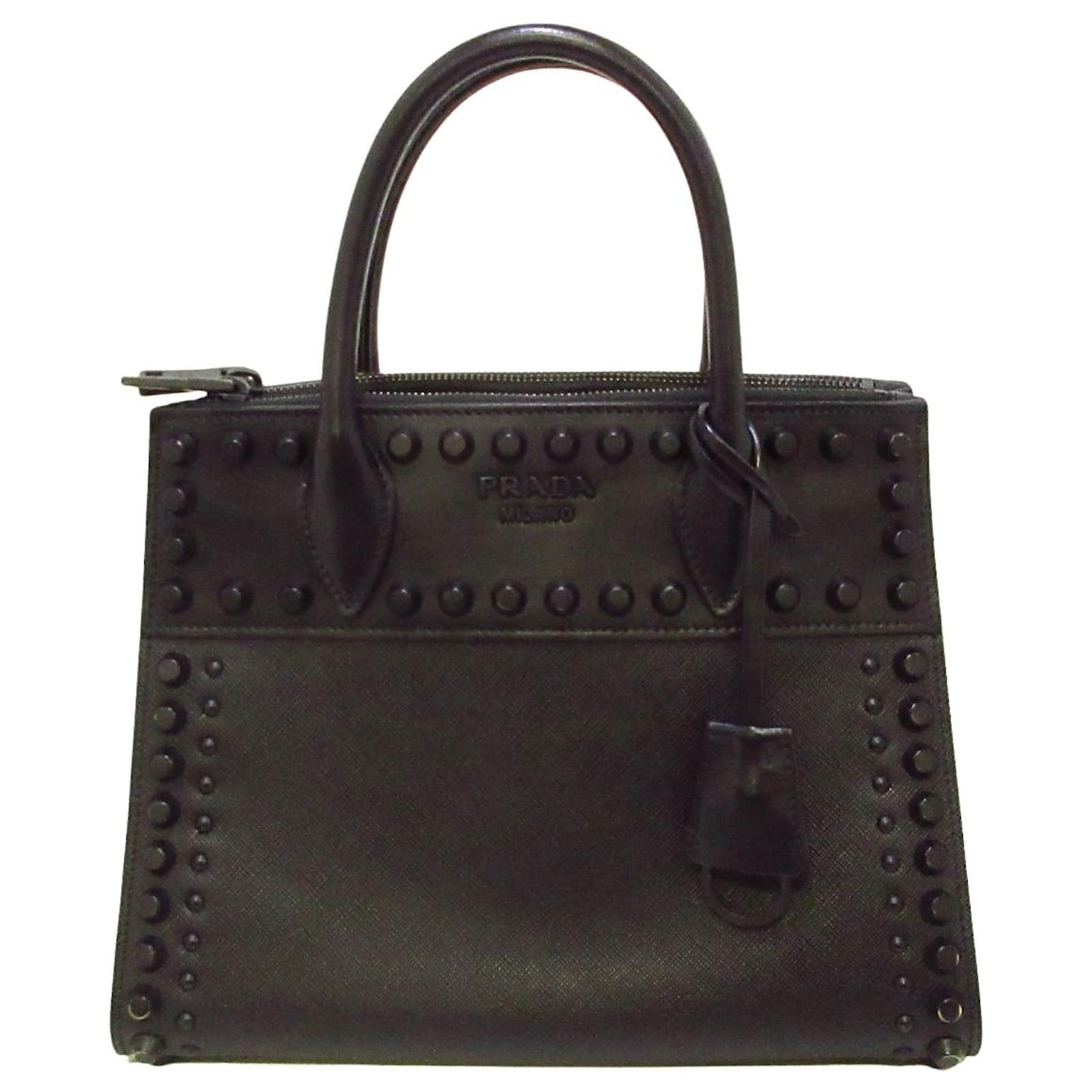 Prada Paradigme Black Leather ref.797390 - Joli Closet