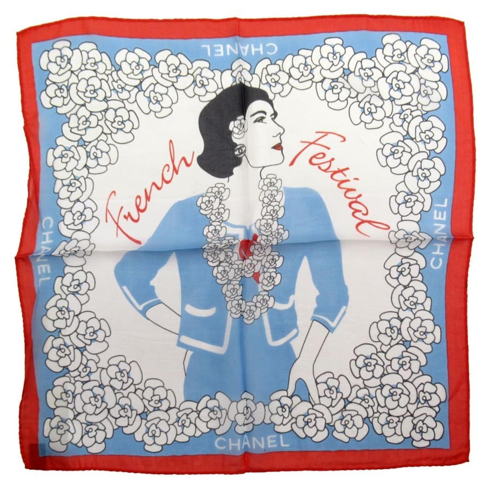 Foulard Chanel Soie Multicolore ref.797527 - Joli Closet