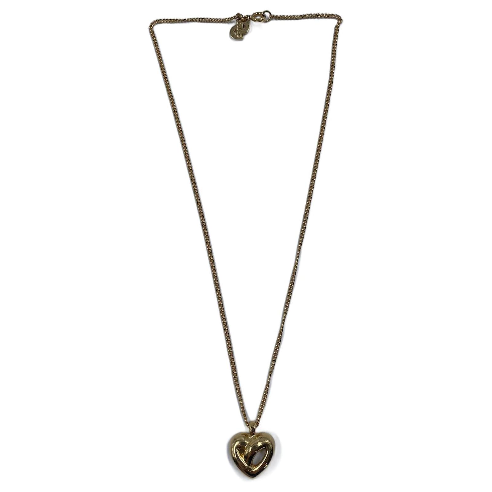 Collier CD Dior doré Métal ref.797648 - Joli Closet