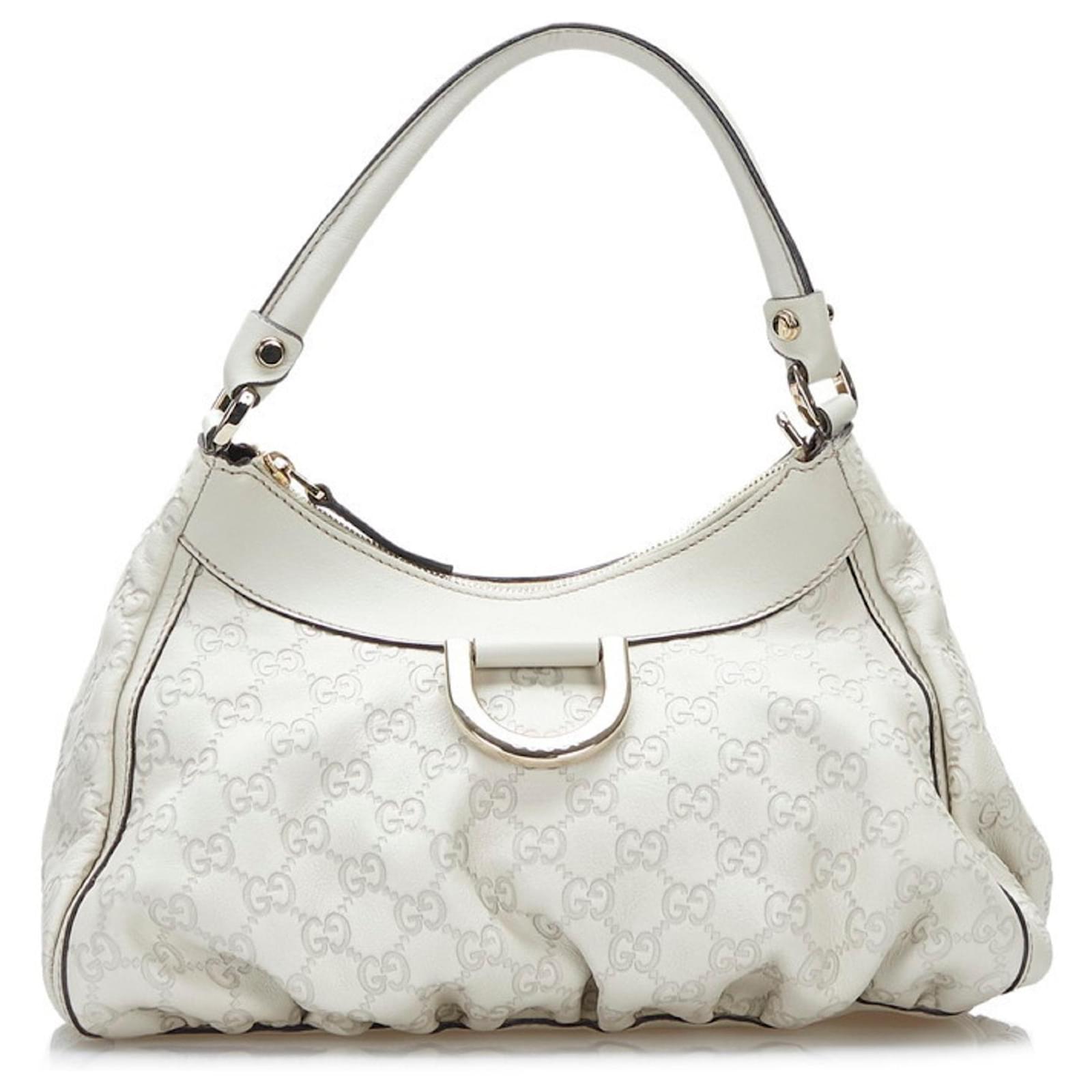 Gucci Guccissima White Leather ref.797674 - Joli Closet
