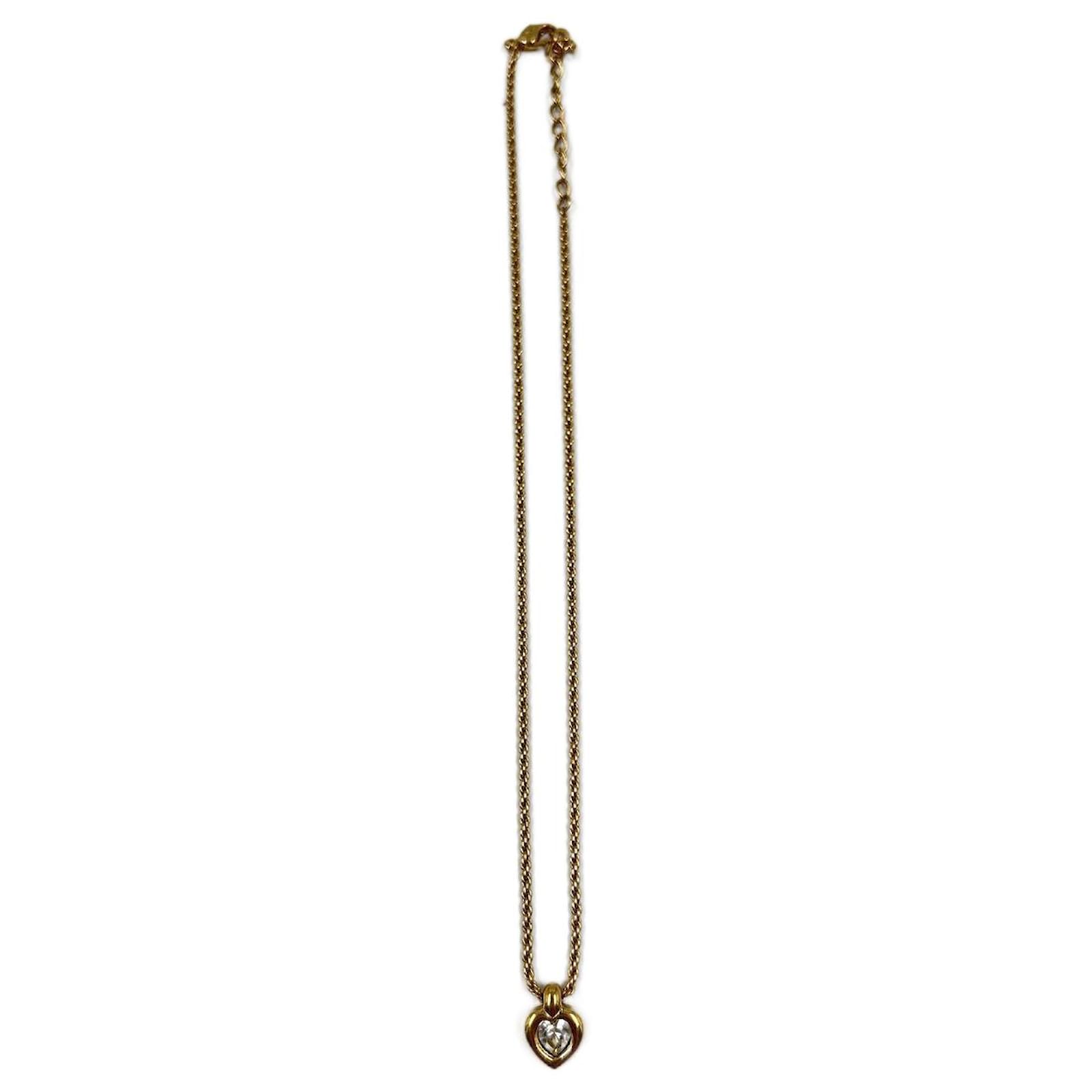 Collier CD Dior doré Métal ref.798000 - Joli Closet